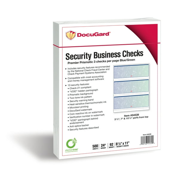 High Security Check Paper