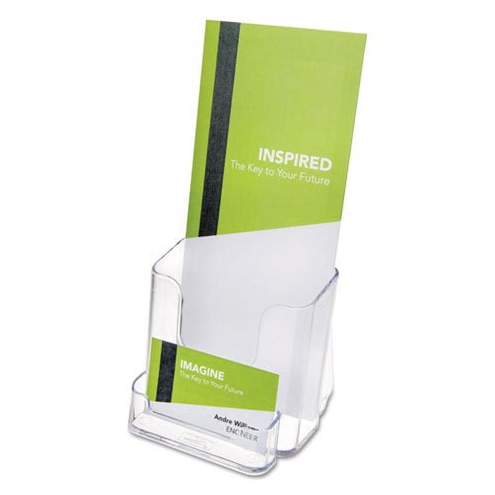 Docuholder For Countertop/wall-Mount W/card Holder, 4.38w X 4.25d X 7 ...