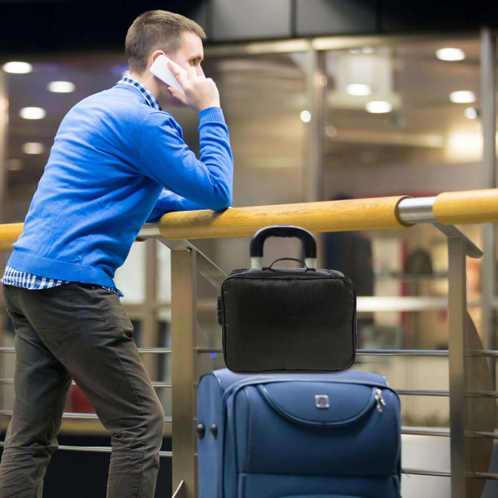 Document Bag Large Capacity Document Organizer Bag Safe File Organizer ...