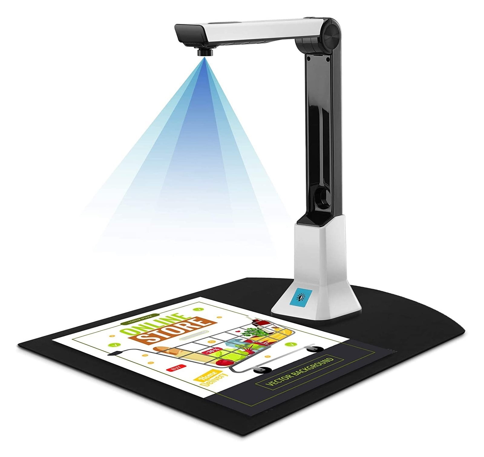 Document Camera Scanner For Teachers Portable Book Scanner, Capture ...