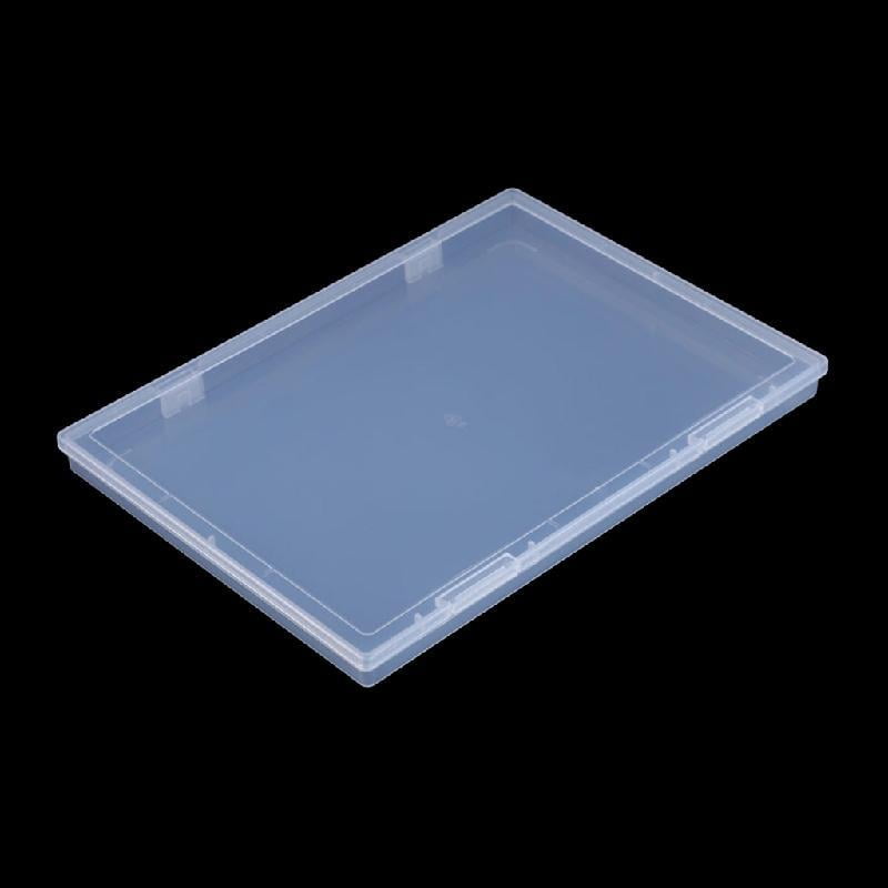 Document Case Transparent Plastic A4 File Storage Box File Folder ...