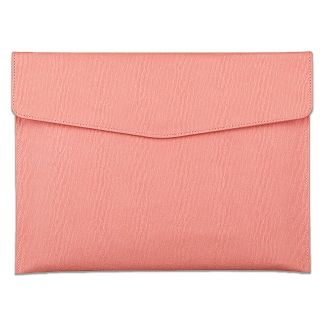Document File Folder, Waterproof PU Leather A4 Envelope Folder File ...