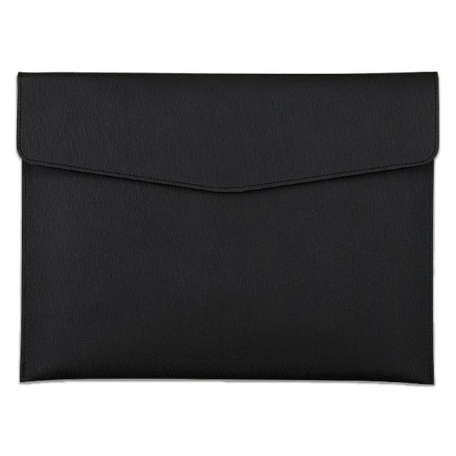Document File Folder, Waterproof PU Leather A4 Envelope Folder File ...