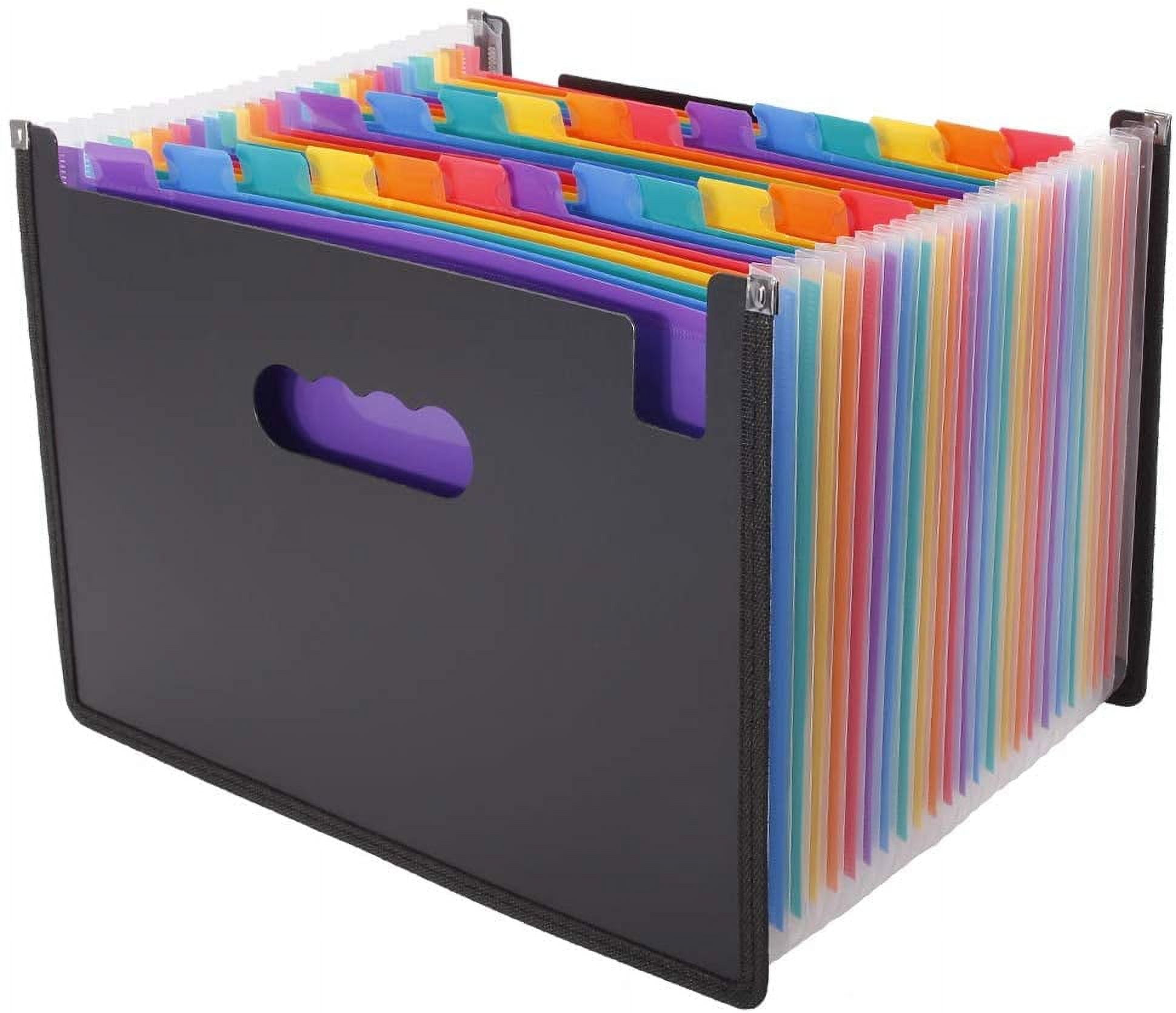 Document Folder, 24 Compartments, Expandable, File Folder, Large ...