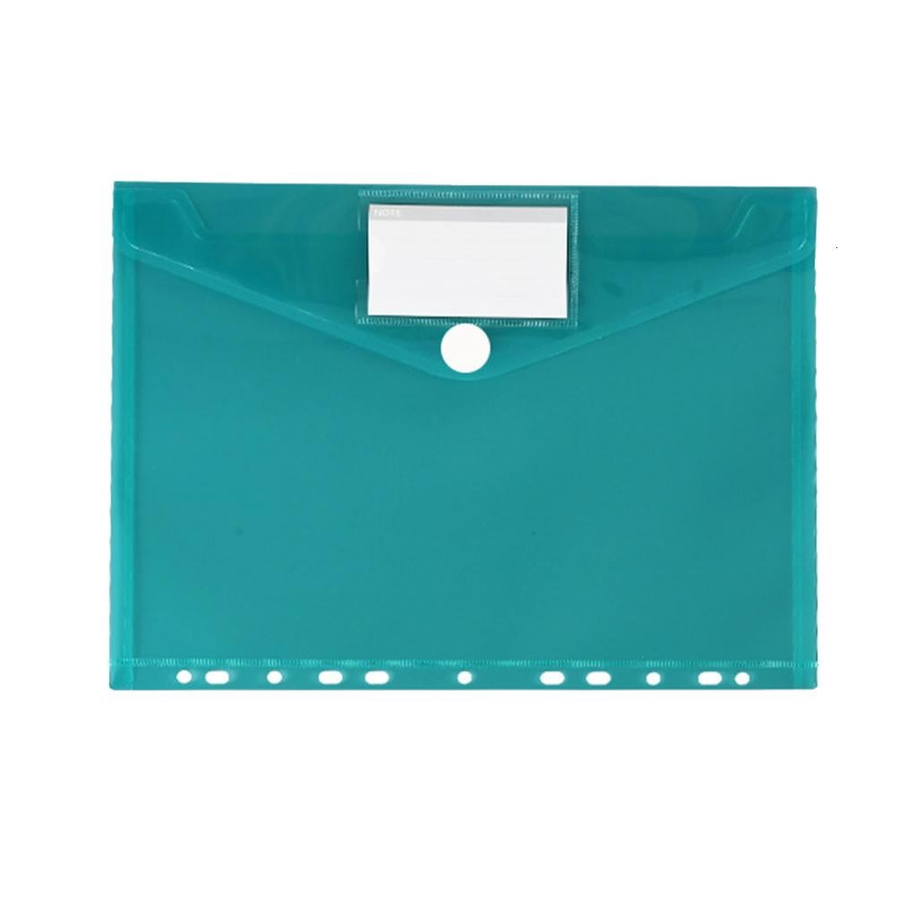 Document Folder with 11 Hole Edge Document Bag A4 File Organiser File ...