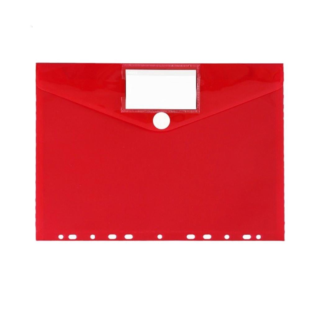 Document Folder with 11 Hole Edge Document Bag A4 File Organiser File ...