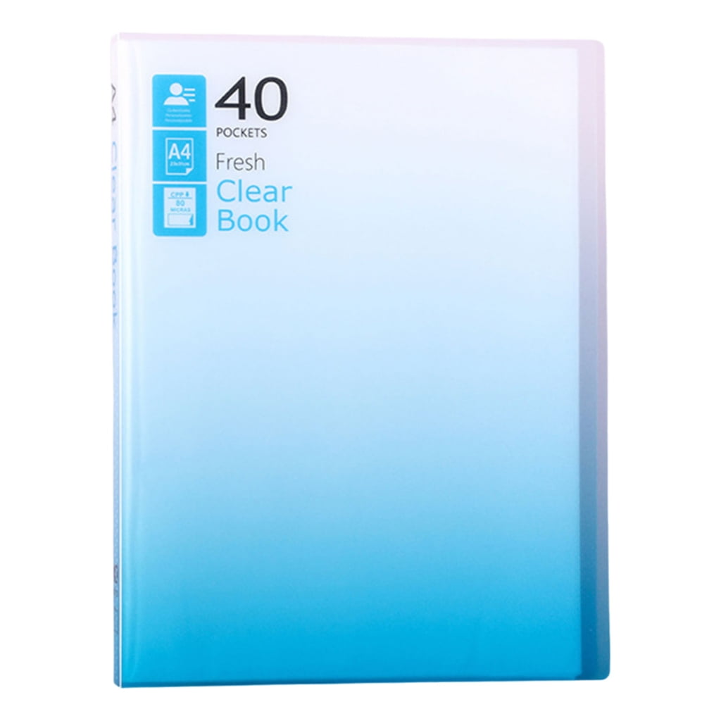 Document Folder with Protective Sleeve File Folder Display Book ...