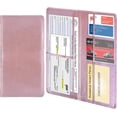 Document Holder Organiser, PU Leather and Registration Holders Wallet ...
