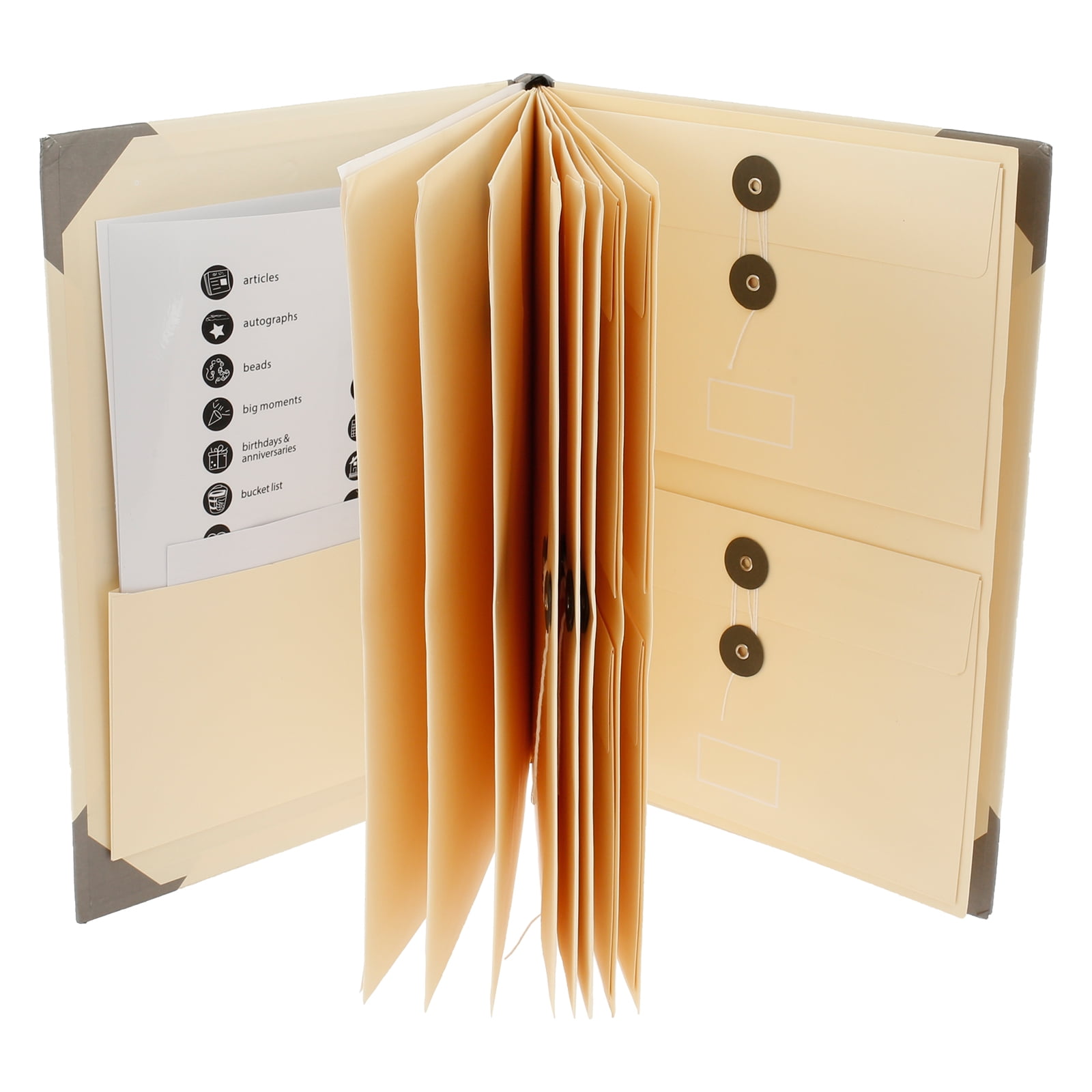 Custom Linen Document Folio Family Emergency Binder 2025 Edition ...