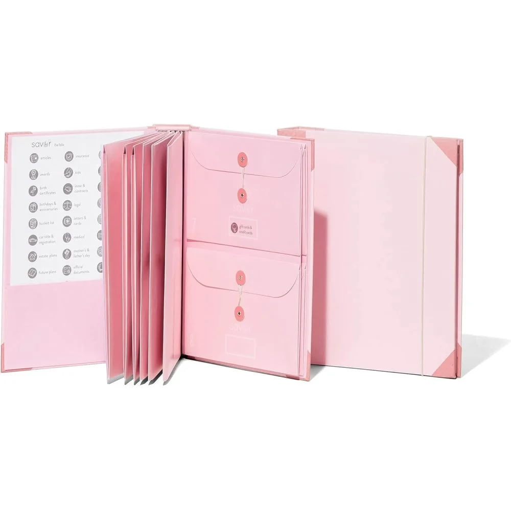 Document Organizer Bound Expanding File Folder for Important Papers ...