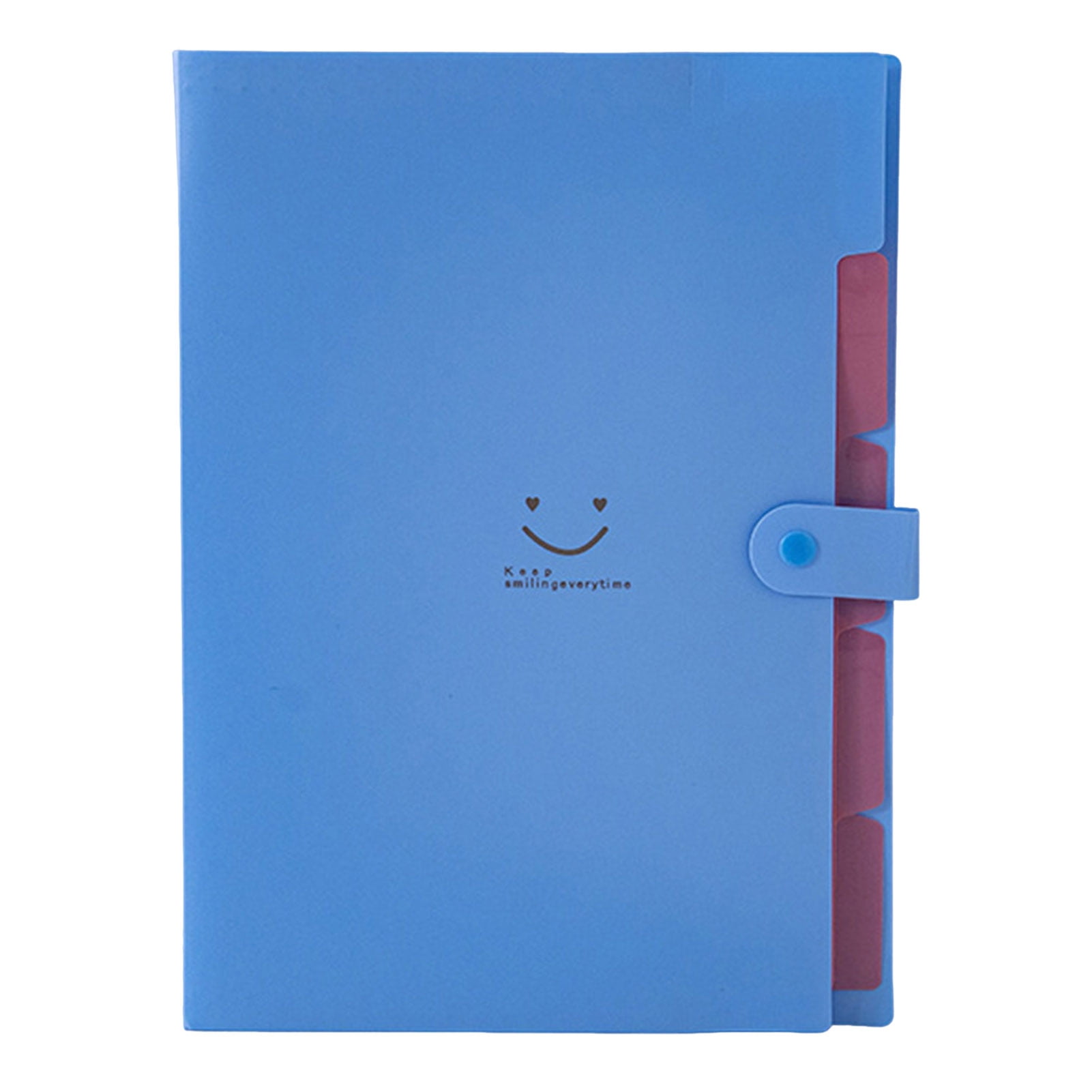 Document Organizer Colorful File Folder with Smile Face Design A4 Size ...