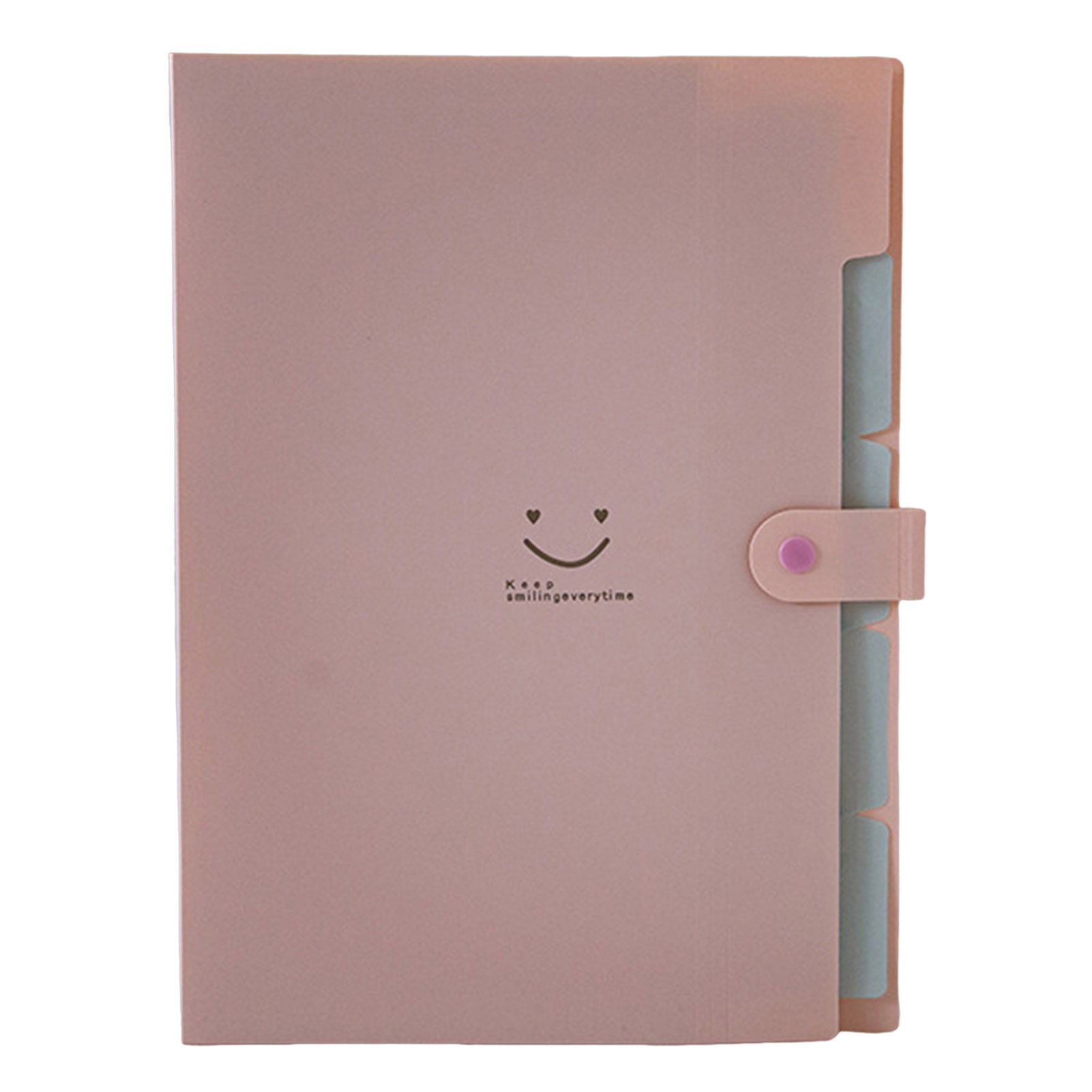 Document Organizer Colorful File Folder with Smile Face Design A4 Size ...