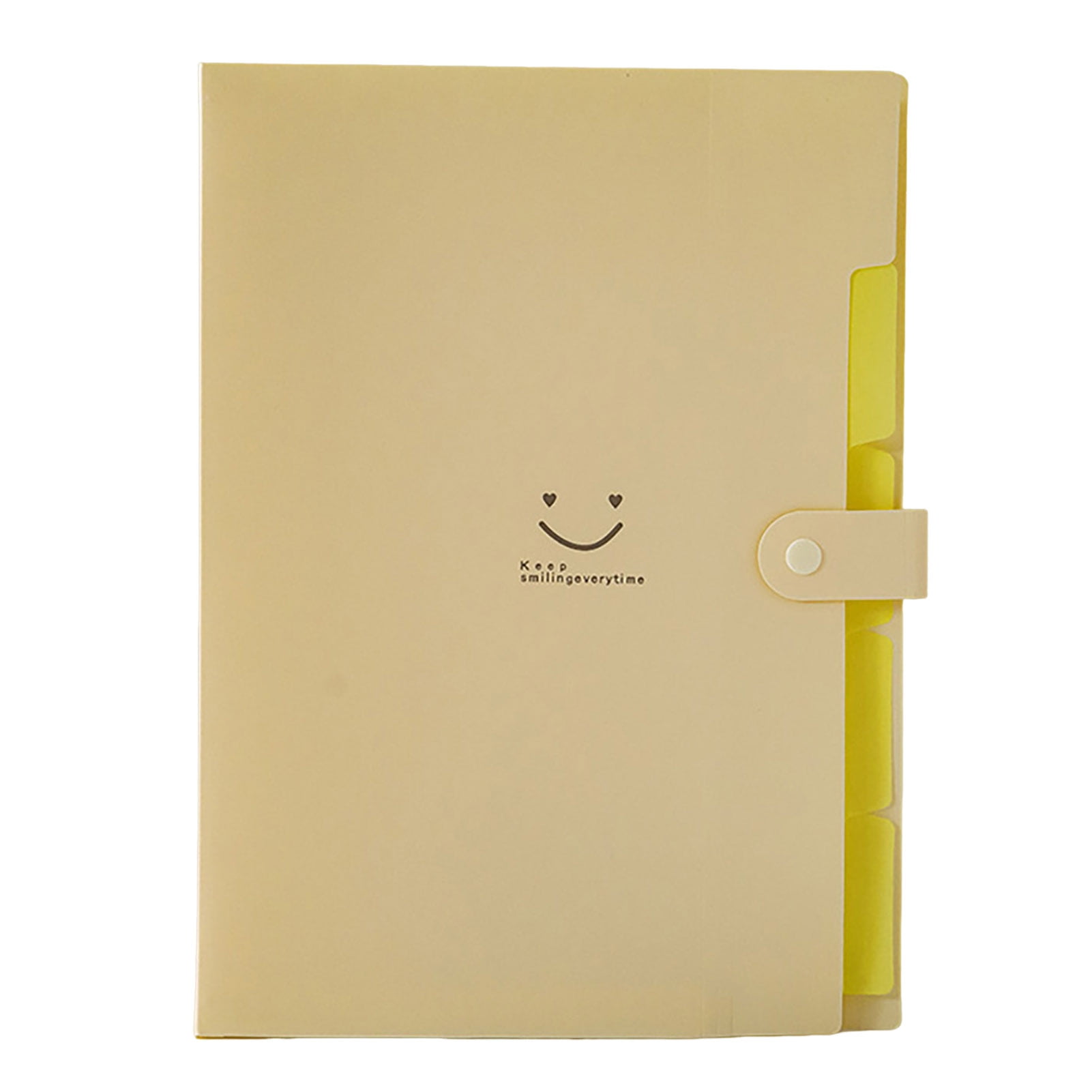 Document Organizer Colorful File Folder with Smile Face Design A4 Size ...