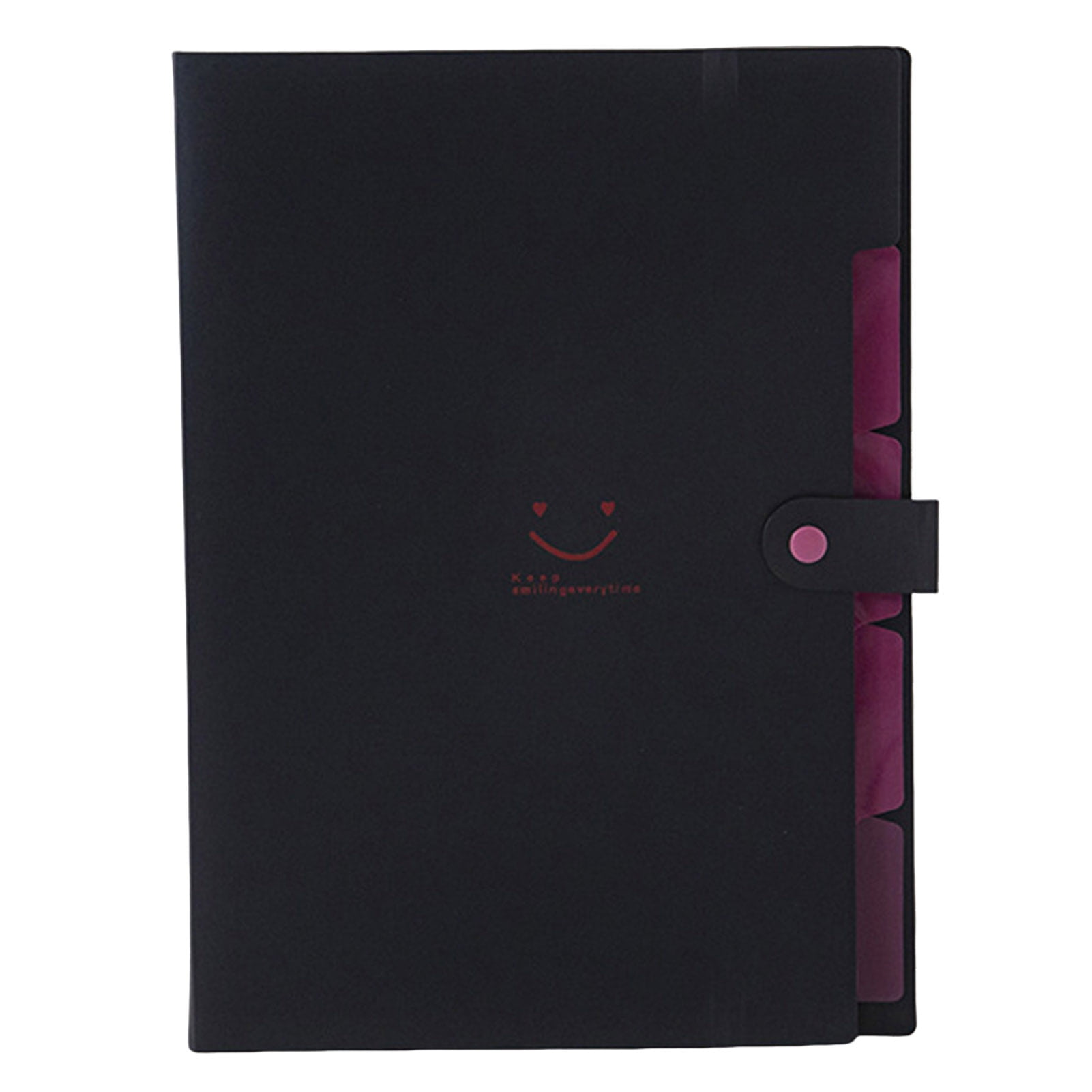 Document Organizer Colorful File Folder with Smile Face Design A4 Size ...