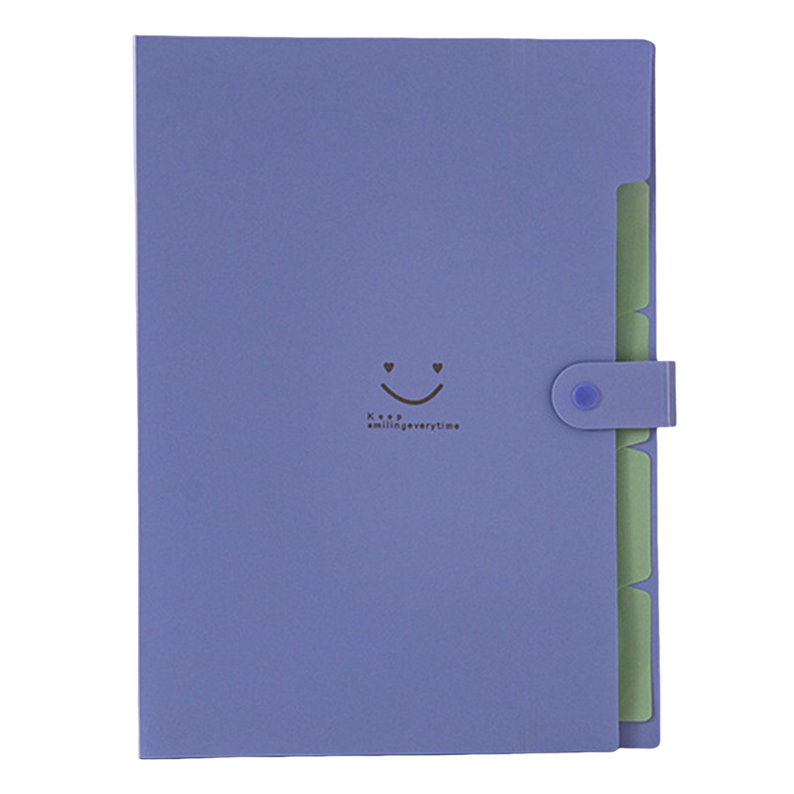 Document Organizer Colorful File Folder with Smile Face Design A4 Size ...