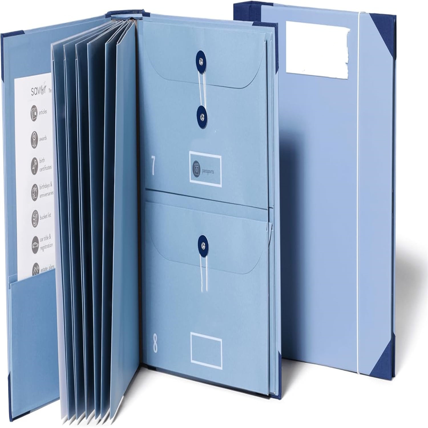 Document Organizer | Custom Dyed Cloth-Bound Expanding File for ...