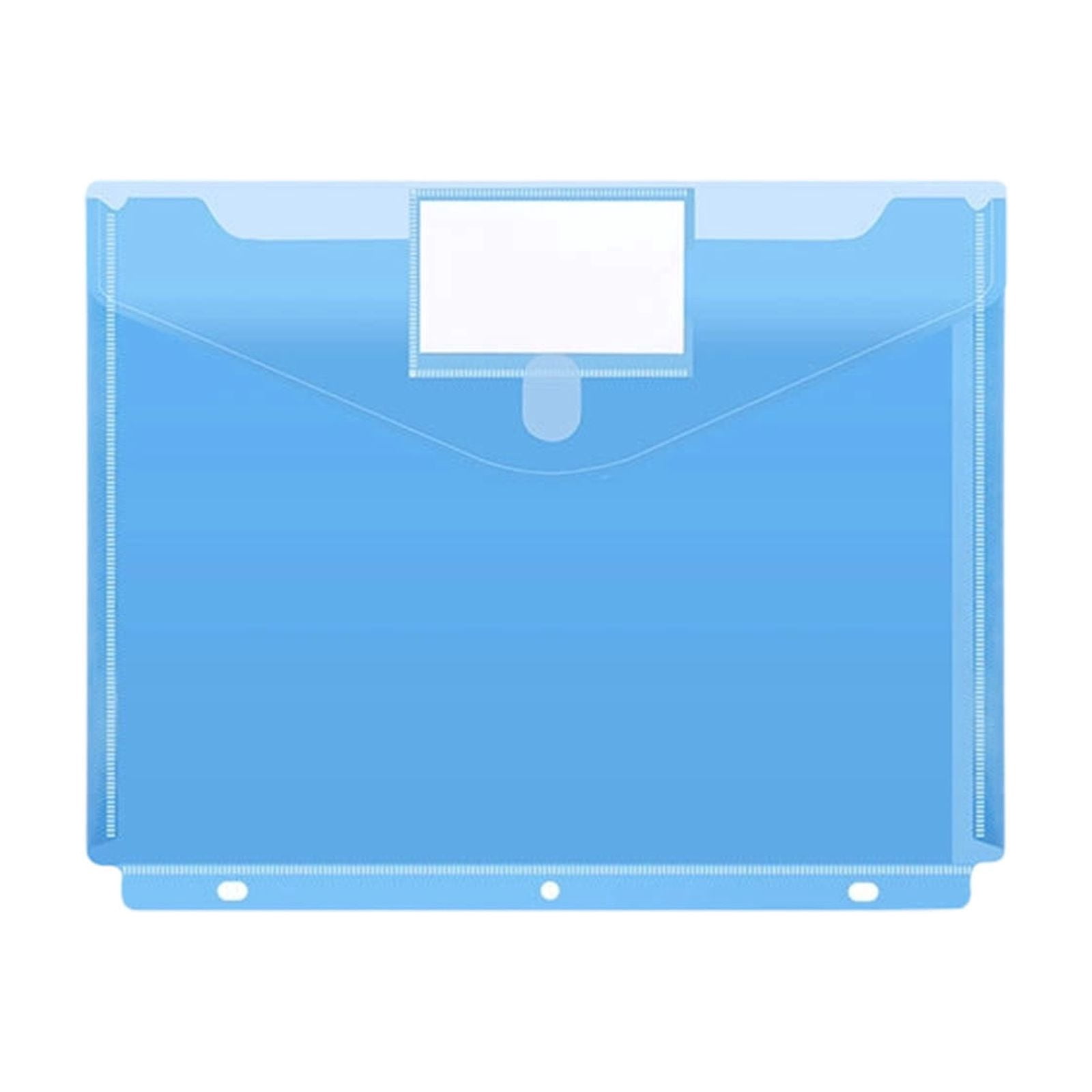 Document Pouch A4 3-hole, Tabbed Label Pouch, Minimalist Design ...