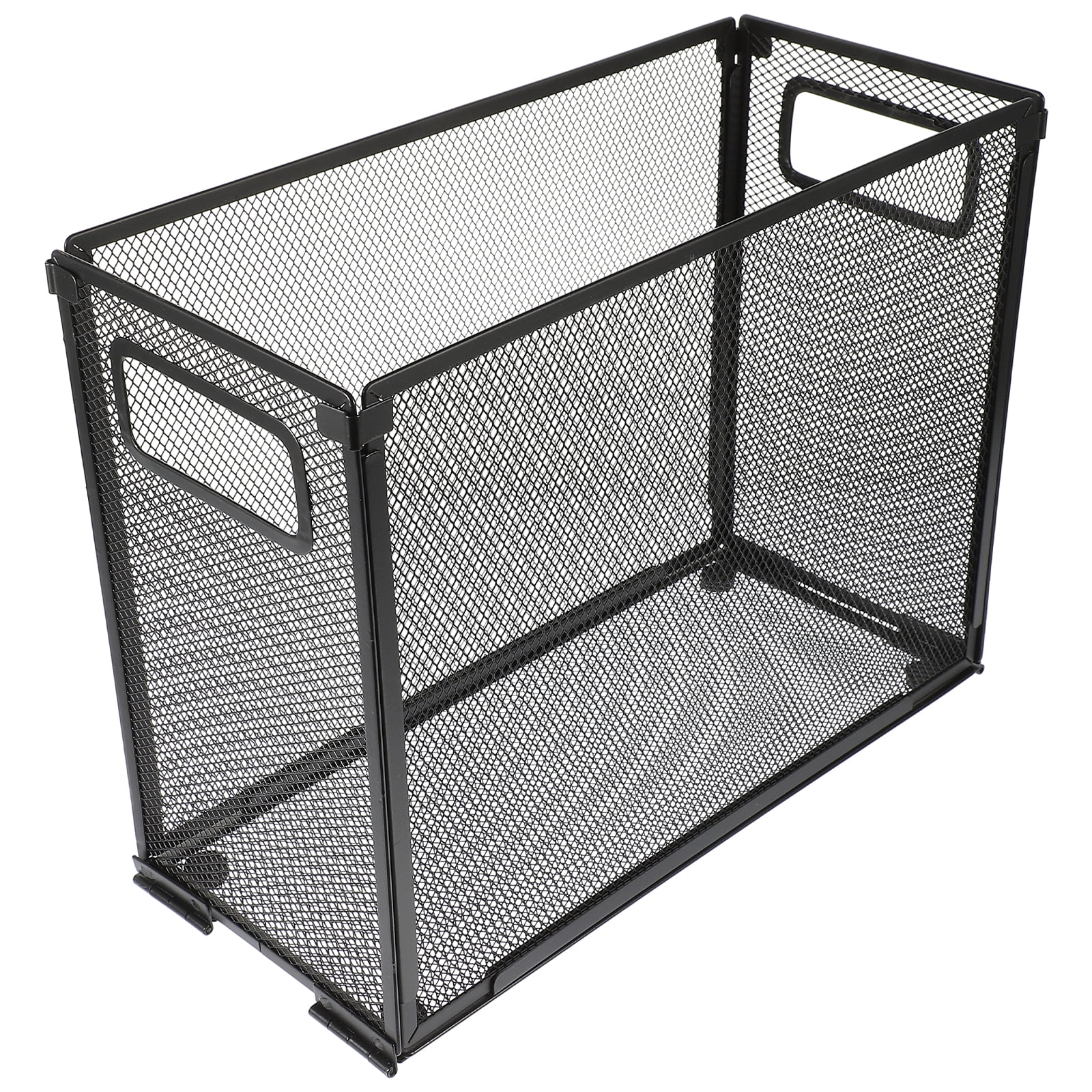 Black Iron Storage Rack for Documents and Magazines 1 Piece Practical ...