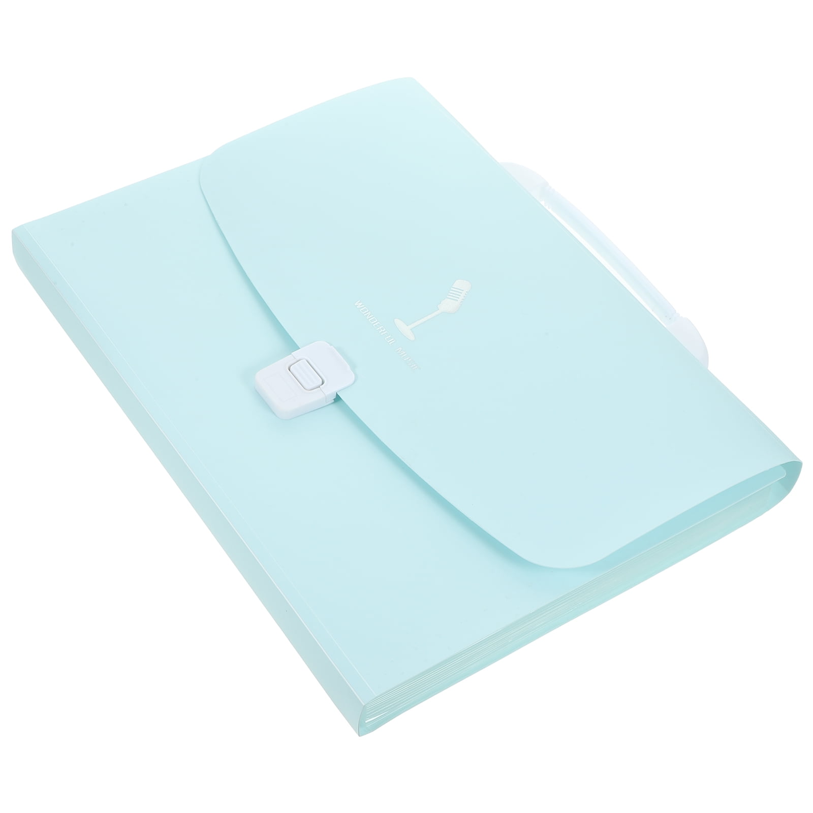 Document Stand Sturdy Folder Plastic File Folder Expanding File Pockets ...