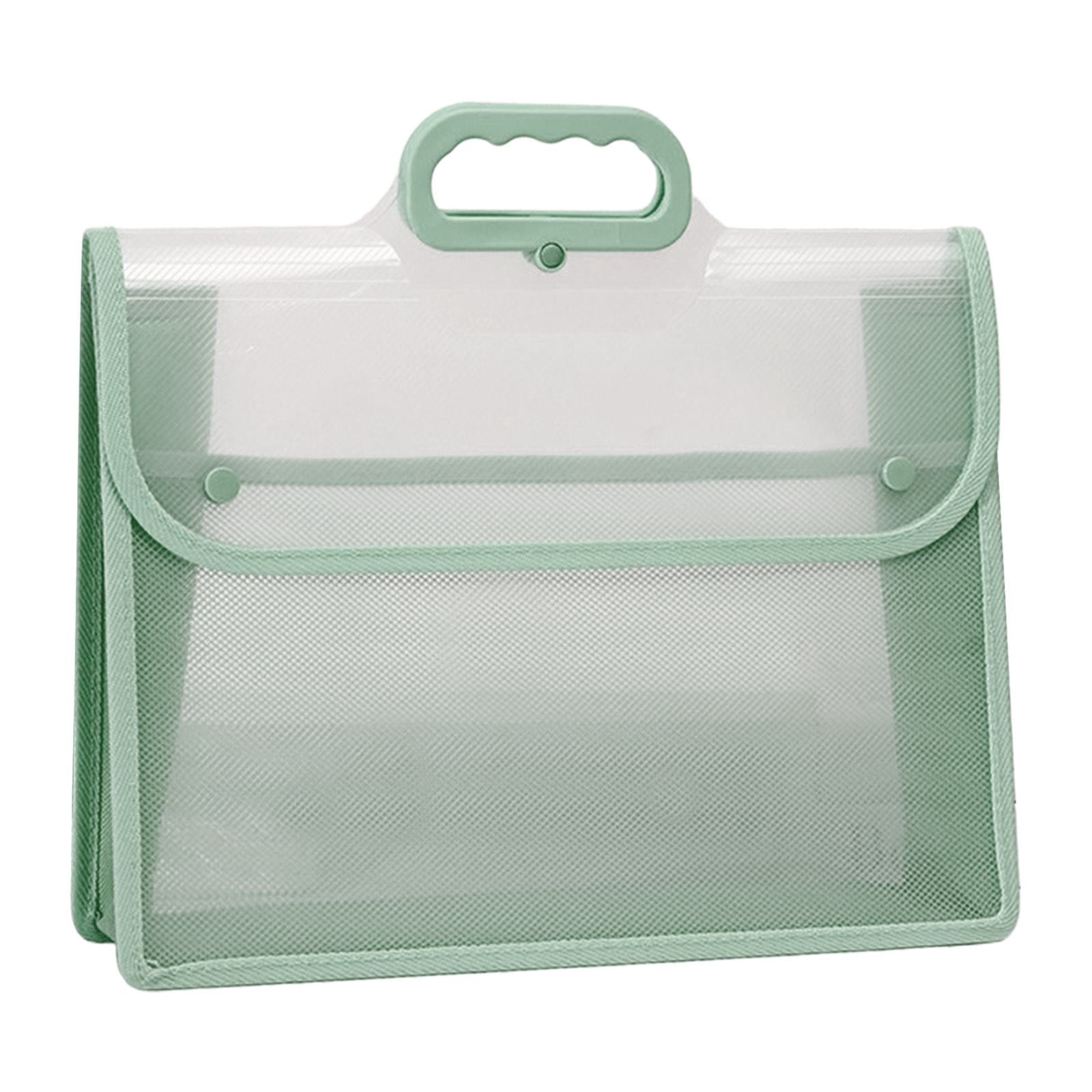 Document Storage Bag, Loetky Plastic Transparent File Folder, Portable ...