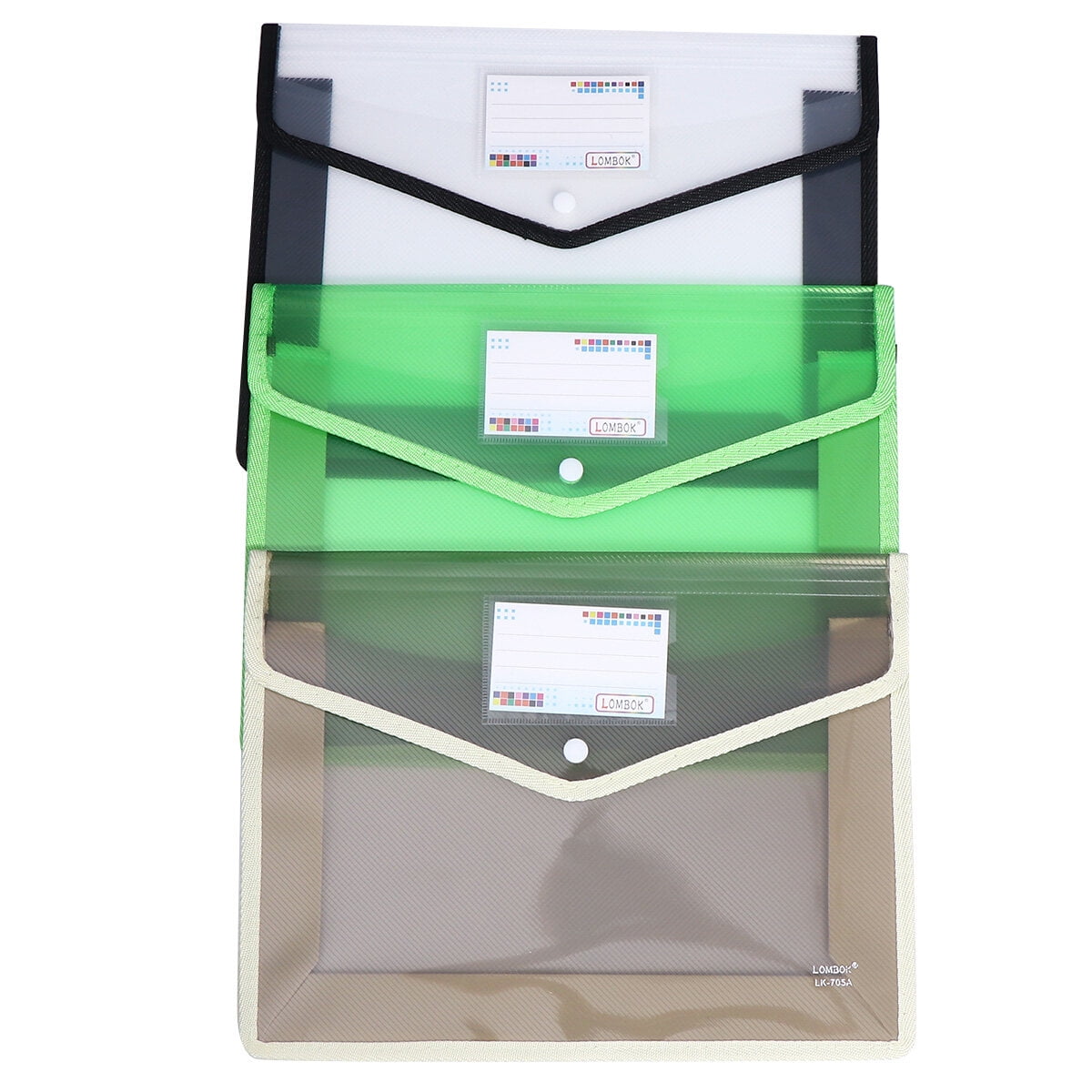 Document Storage Organizer, 3Pcs File Pouch Document Folder Document ...