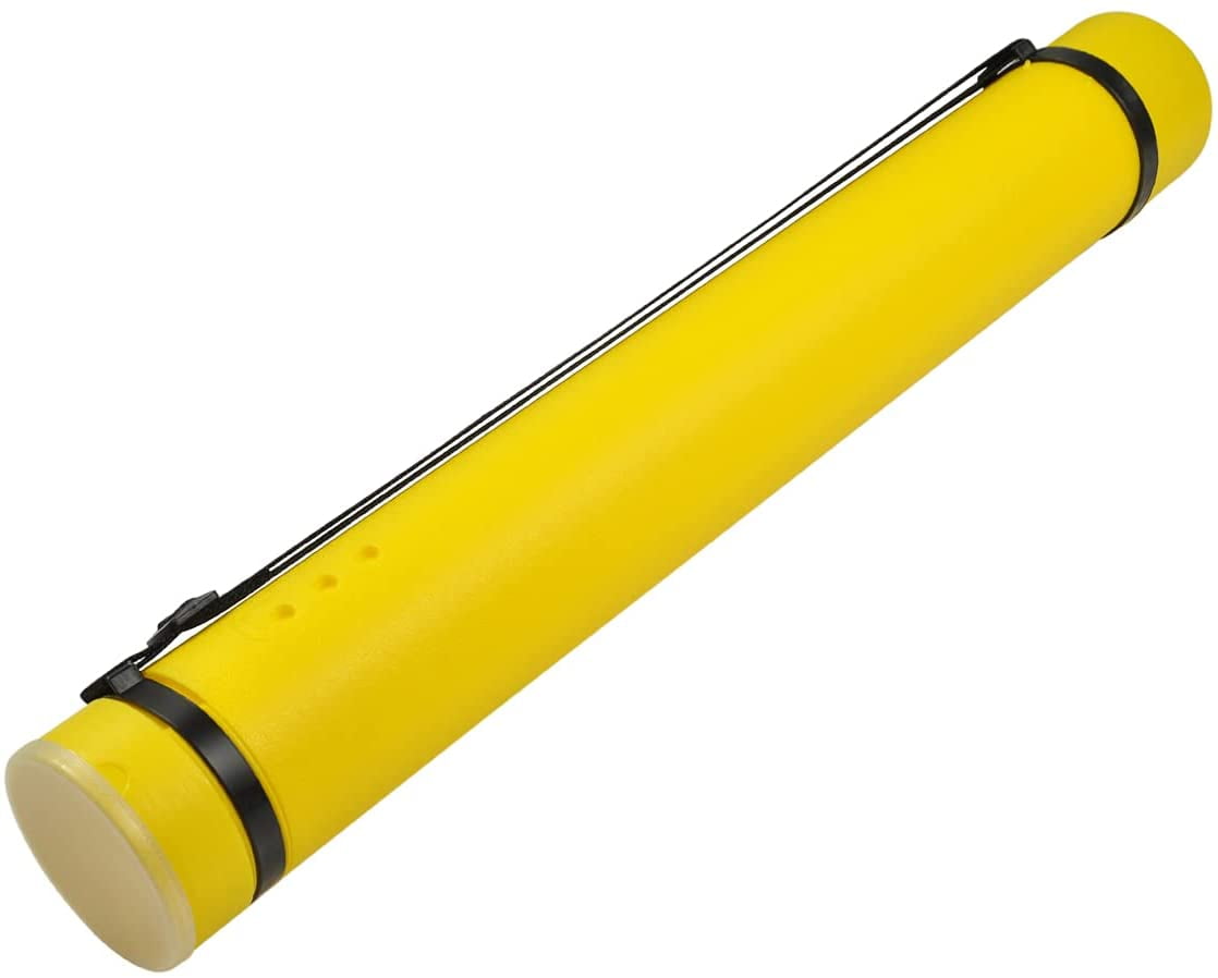 Document Tube,Plastic Expanding Poster/Art/Document Storage Tube 24.5 ...