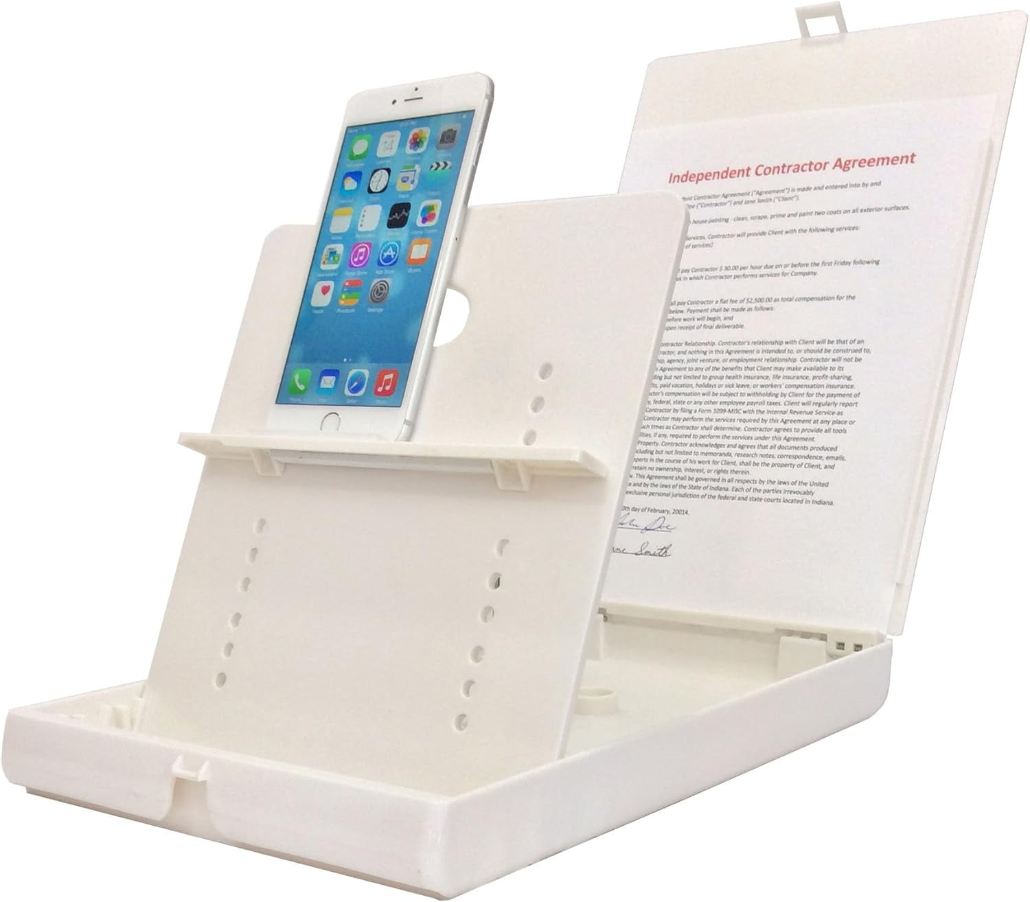 Document and Photo Scanning Stand – Phones & Tablets. Adjustable ...