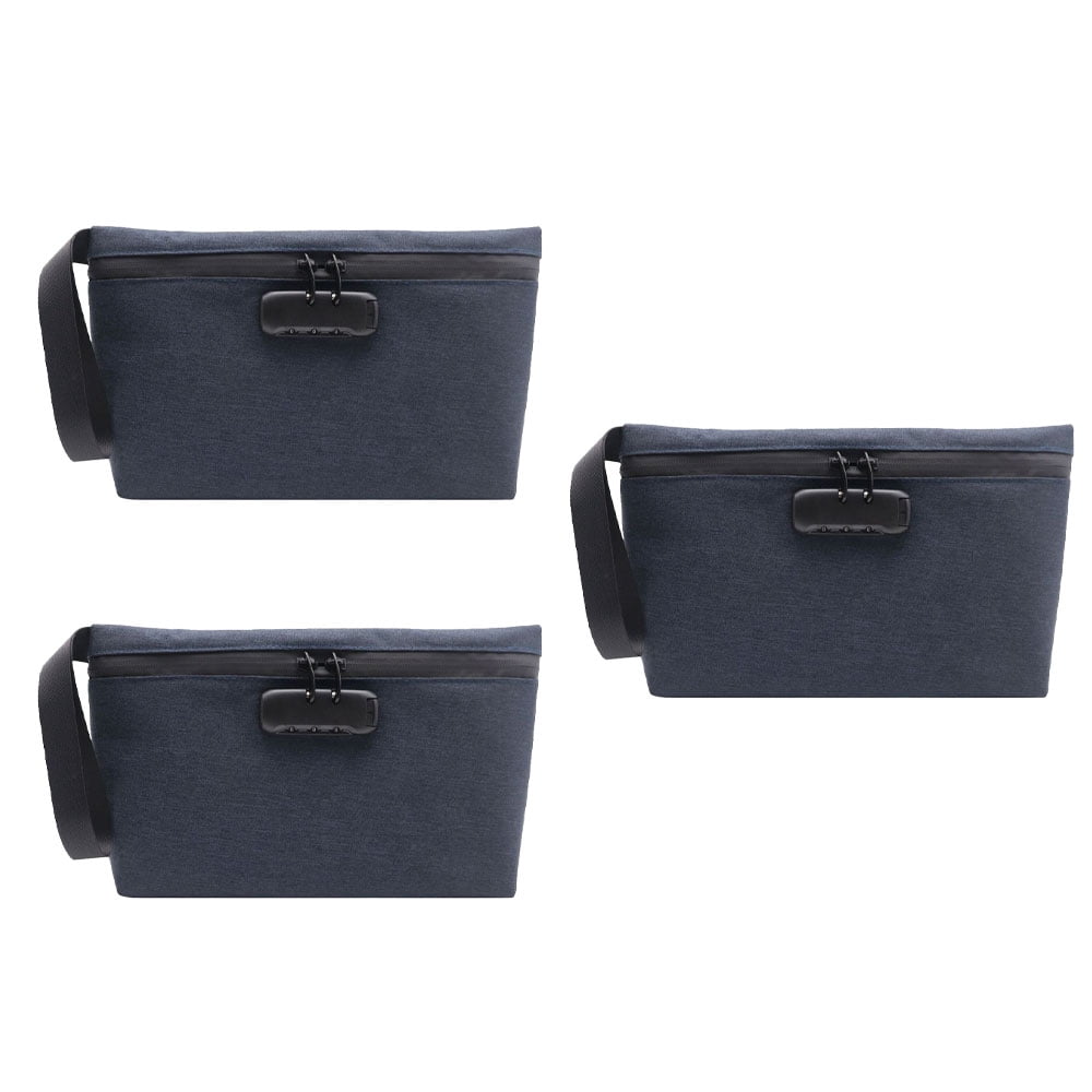 Document bag with lock, waterproof zipper, document storage bag, credit ...