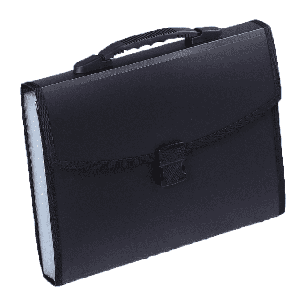 Document briefcase, Polypropylene, 13 compartments, 33.2 x 4.5 x 26 cm ...