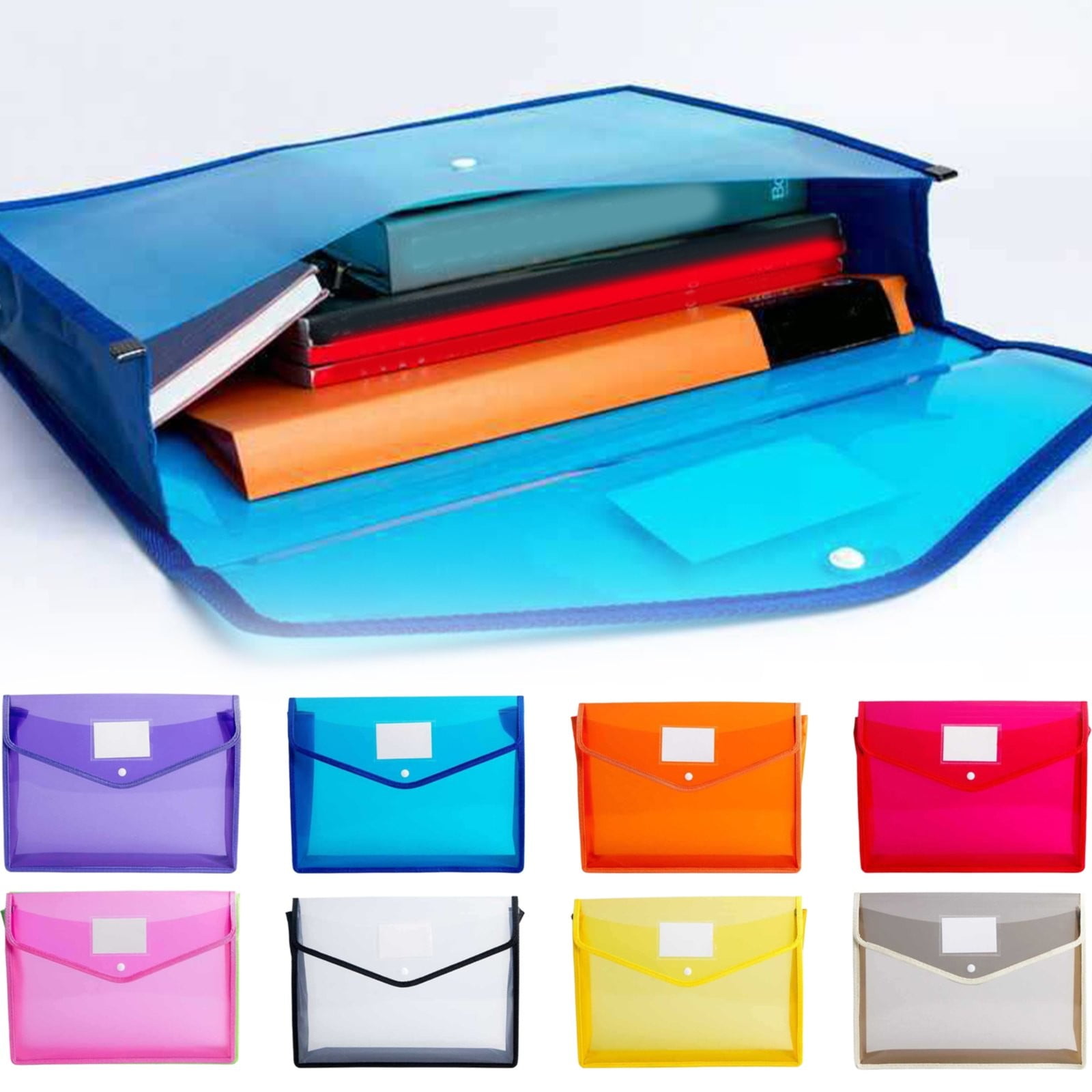 Documents Holder Envelope Folder File Storage Bag With Snap Button ...