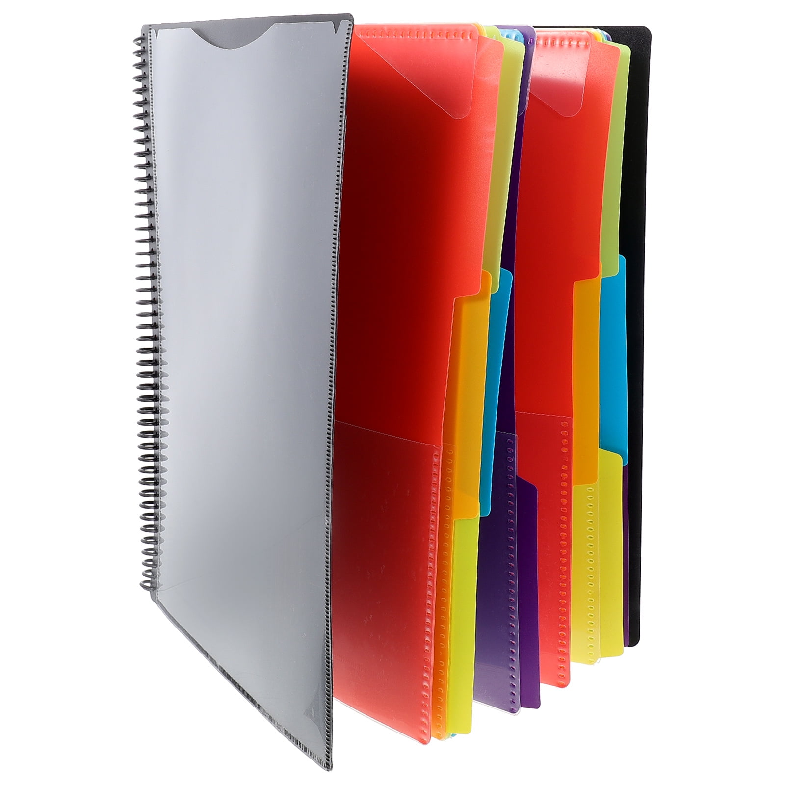 ifundom Ifundo Black Coil File Folder Office and Home Organizer PP ...