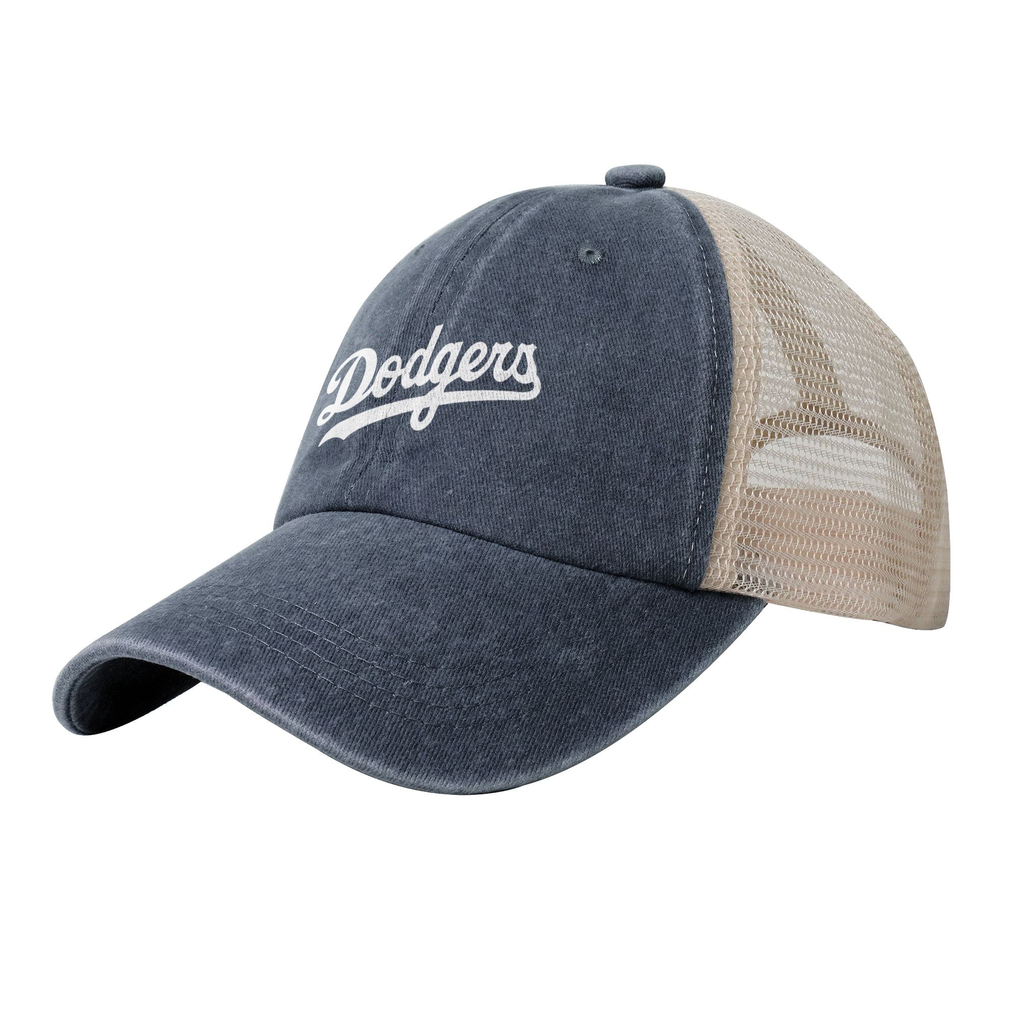 Dodgers_ Baseball Cap Unisex Casquette Denim Hat Adjustable Outdoor ...