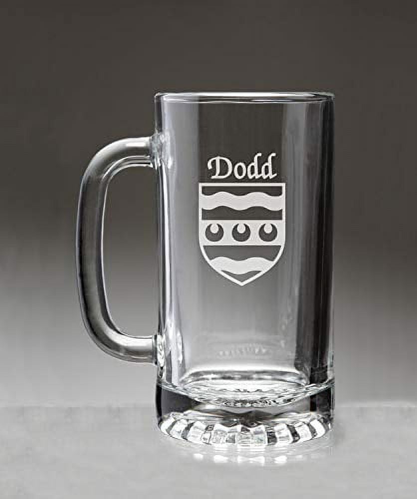 Dodd Irish Coat of Arms Glass Beer Mug (Sand Etched) - Walmart.com