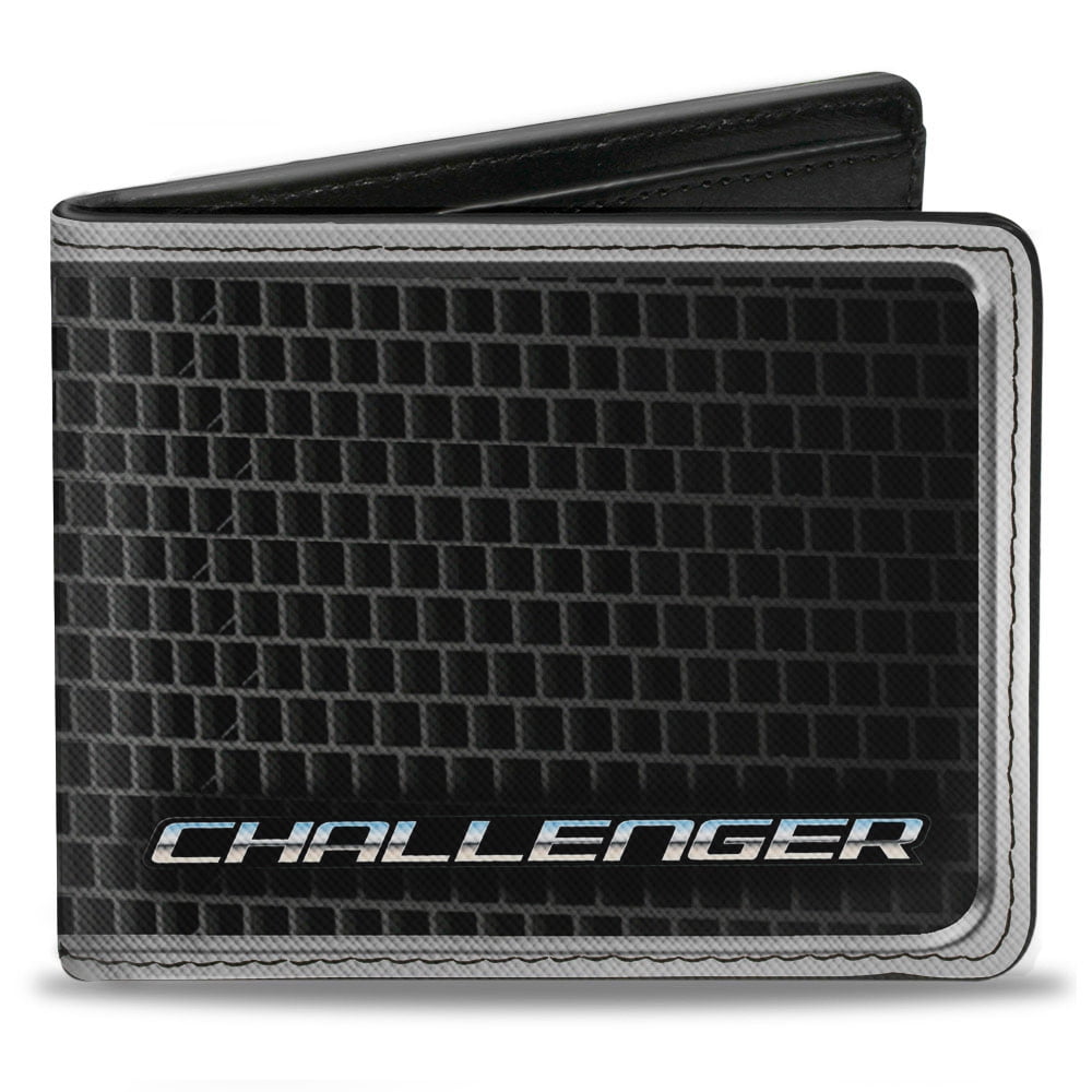 Dodge Wallet, Bifold, Challenger Bold Grille, Vegan Leather - Walmart.com