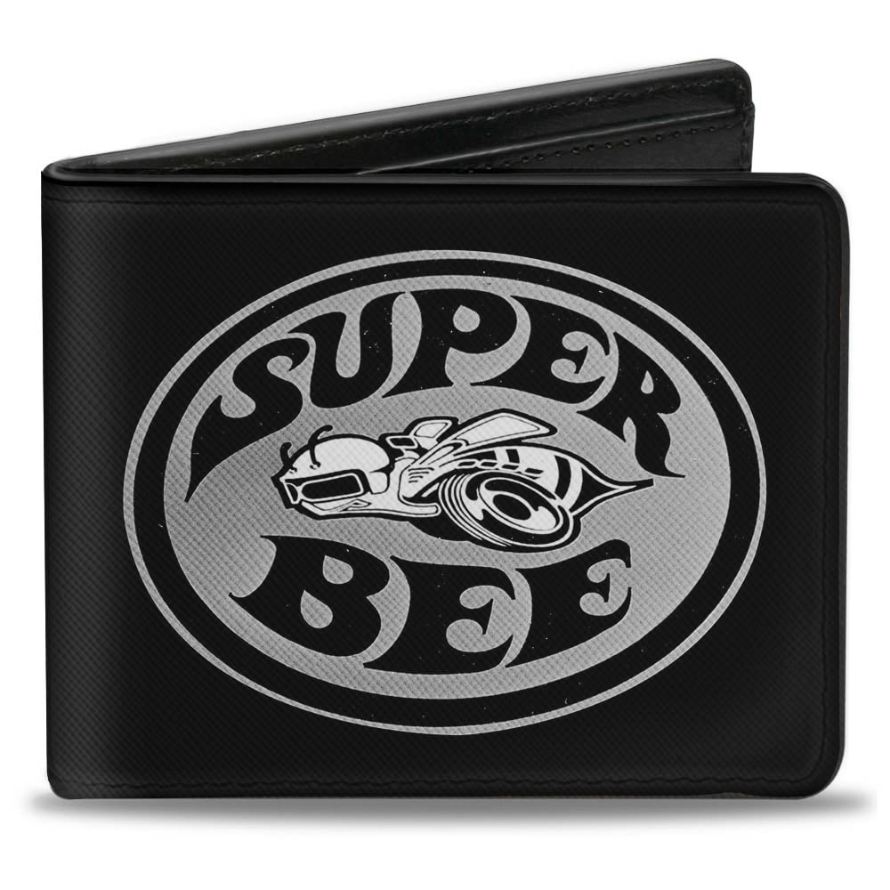 Dodge Wallet, Bifold, Dodge Super Bee Logo Black Grays White, Vegan ...