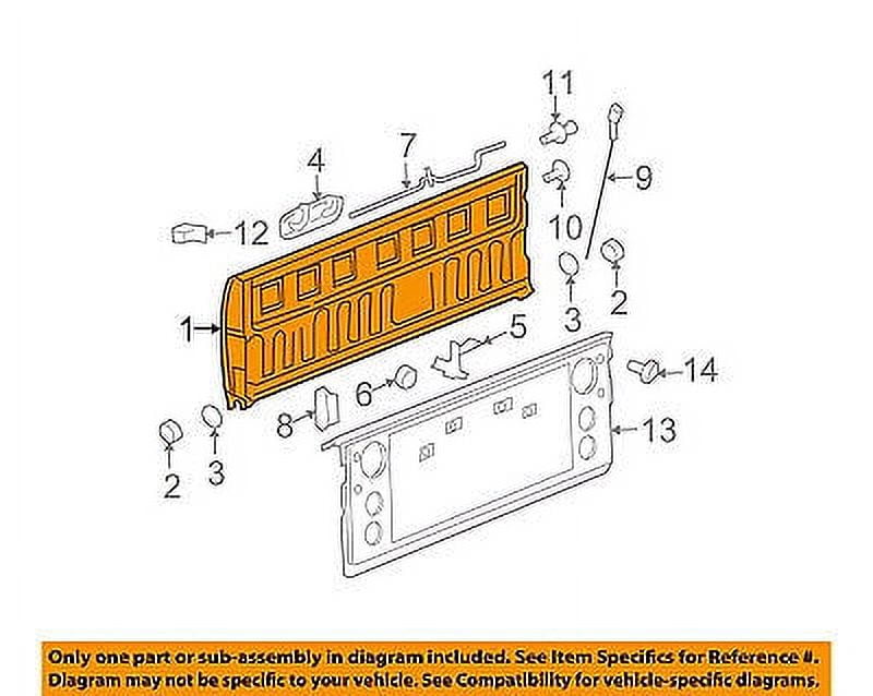 Dodge CHRYSLER OEM 02-08 Ram 1500-Tail Gate Tailgate 55275969AB ...