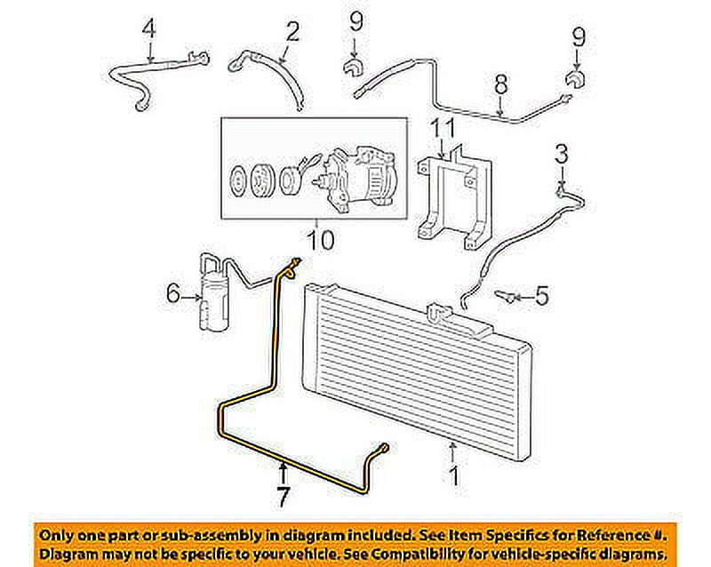 Dodge CHRYSLER OEM 06-08 Ram 1500 AC A/C Air Conditioner-Liquid Line ...