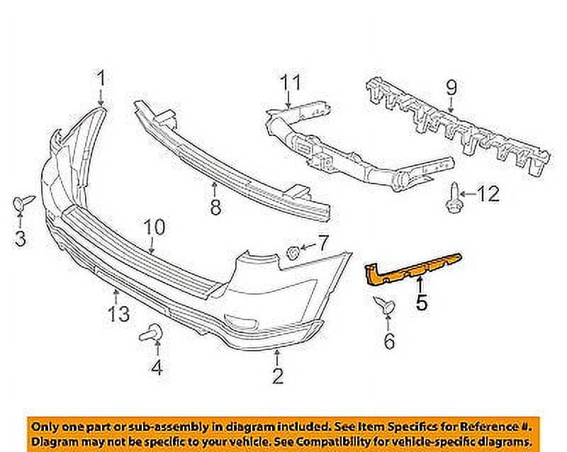 Dodge CHRYSLER OEM 11-17 Durango Rear Bumper-Side Bracket Left ...