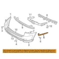 Dodge CHRYSLER OEM 11-17 Durango Rear Bumper-Side Bracket Left ...