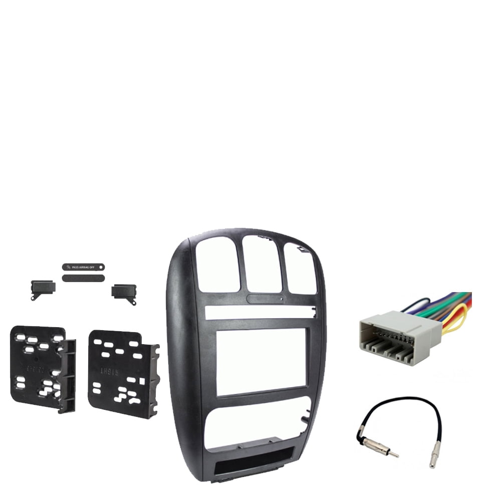 Dodge Caravan Grand Caravan 2002-2007 Double DIN Stereo Radio Install ...