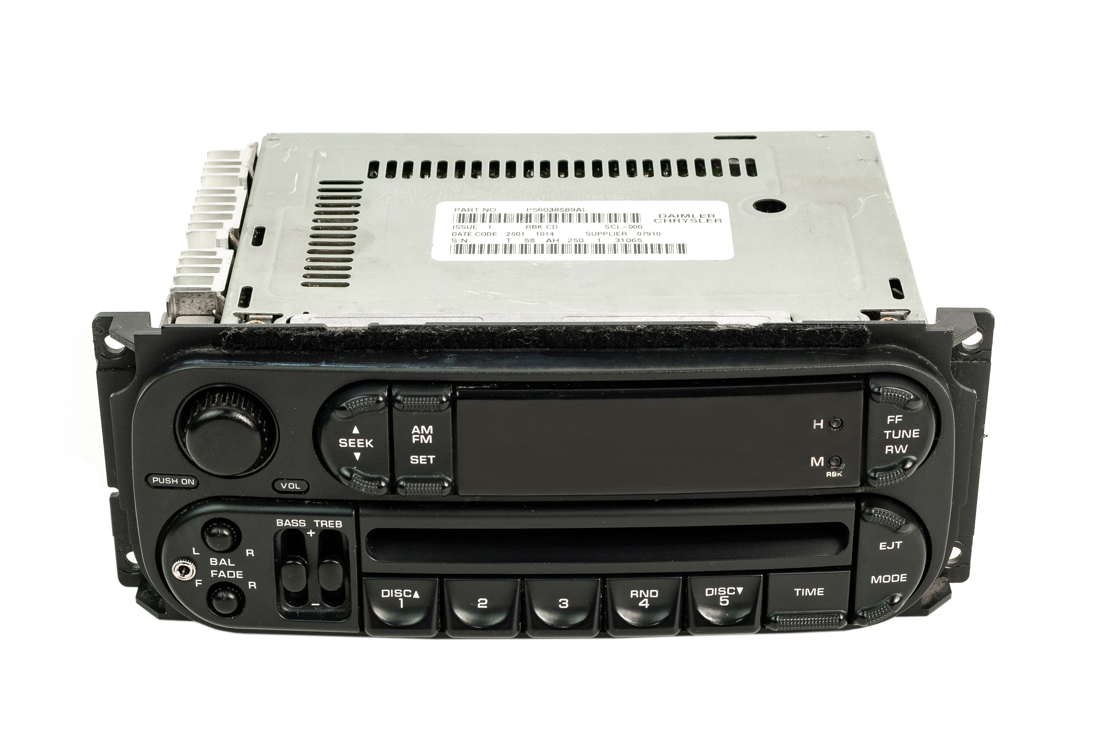 Chrysler RBK AM FM CD Radio with Auxiliary Input Upgrade for 2002-2007 ...