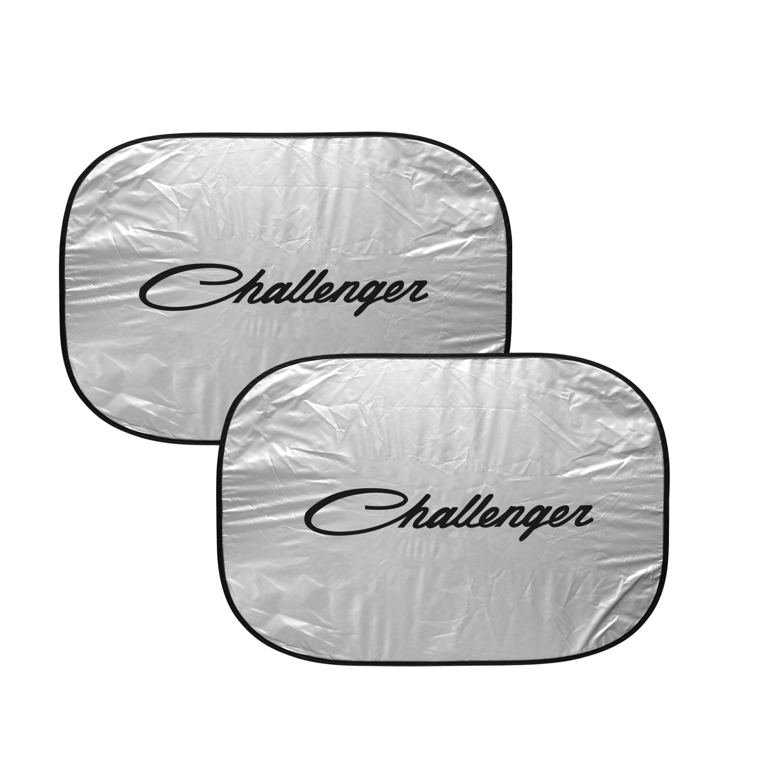 Dodge Challenger Sun Shade: Classic Logo, Dual Panels, Size 28"x24 ...