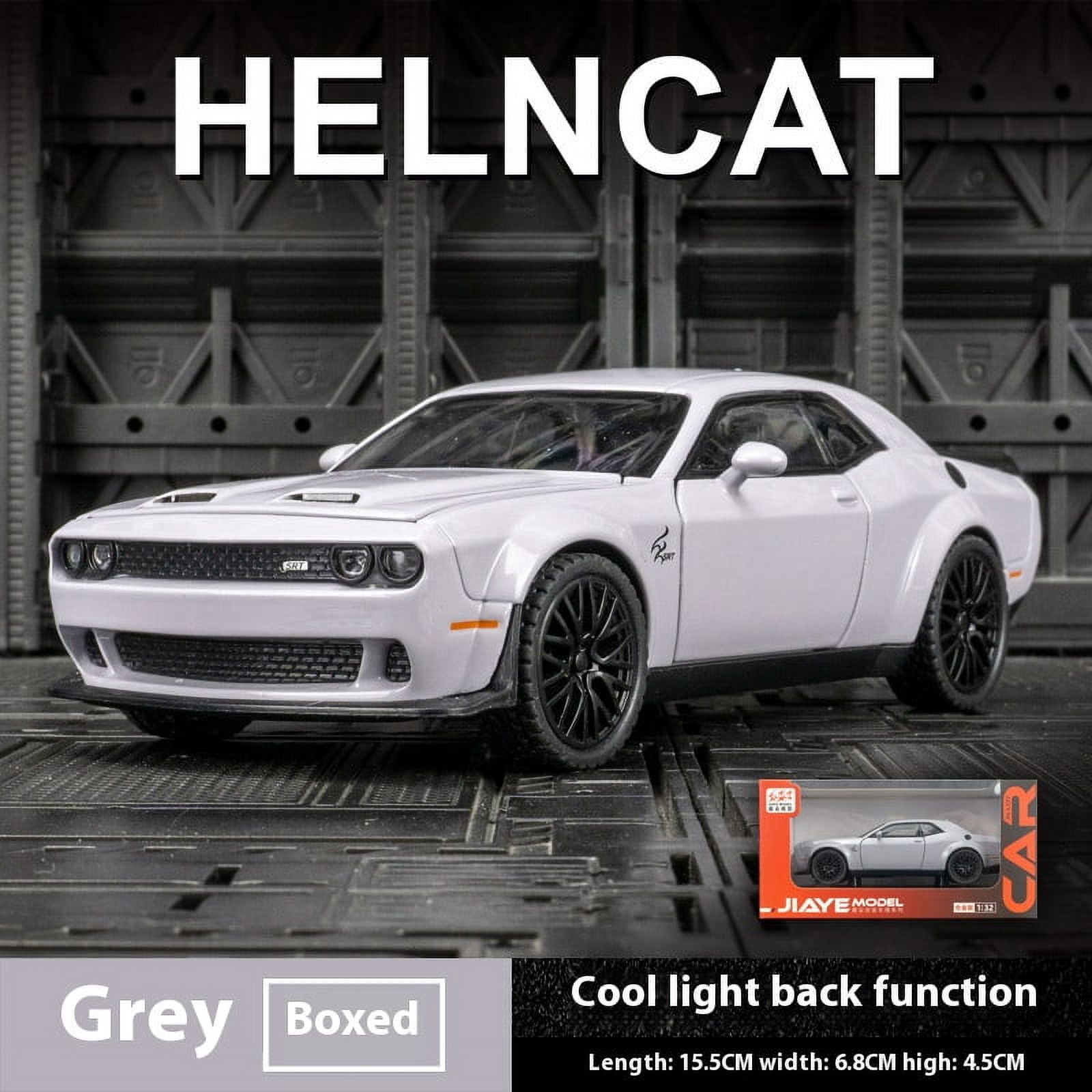 Dodge Challenger Hellcat Toy Car for 1: 32 Scale Die Cast Metel Cars ...