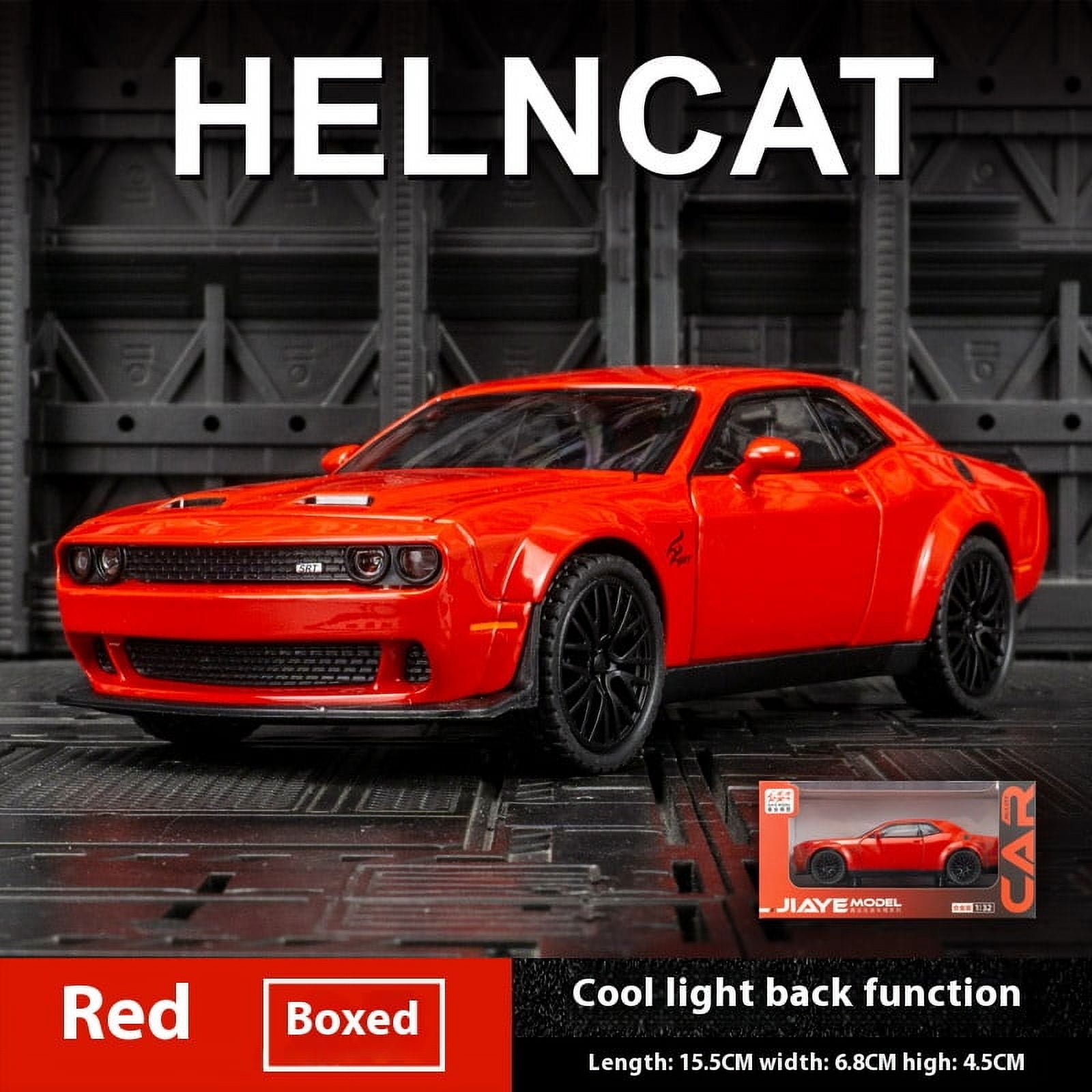 Dodge Challenger Hellcat Toy Car for 1: 32 Scale Die Cast Metel Cars ...