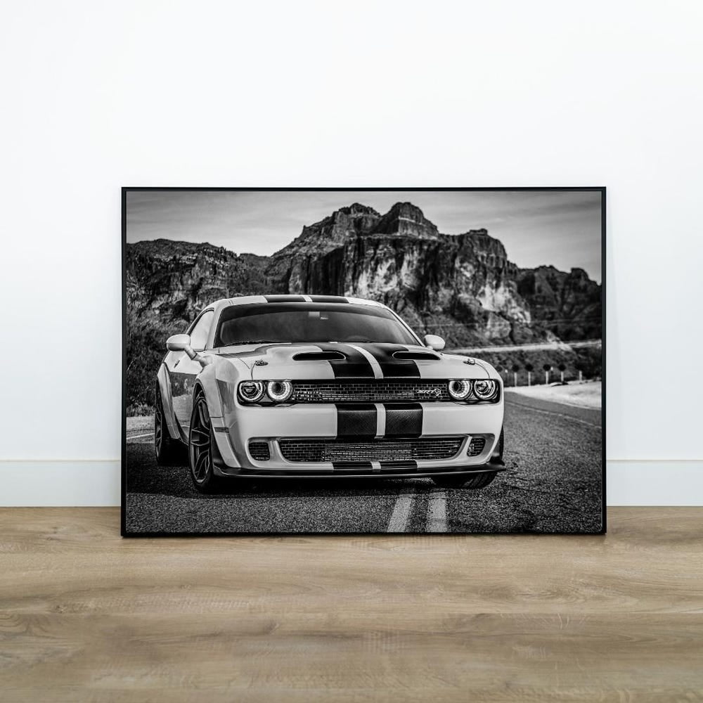 Dodge Challenger Poster, Dodge Challenger Print, Dodge Challenger Wall ...