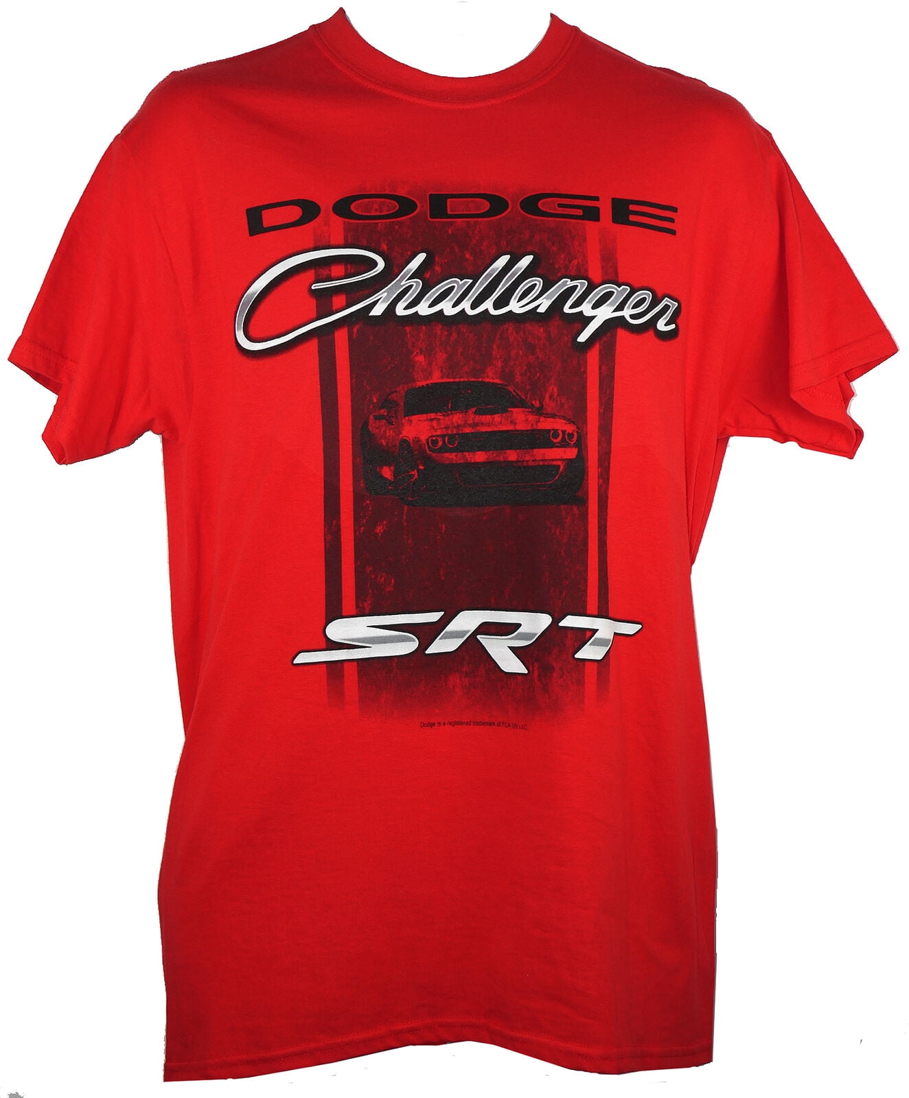 Dodge Challenger SRT Logo Red Auto Car Graphic Cotton T-Shirt Official ...