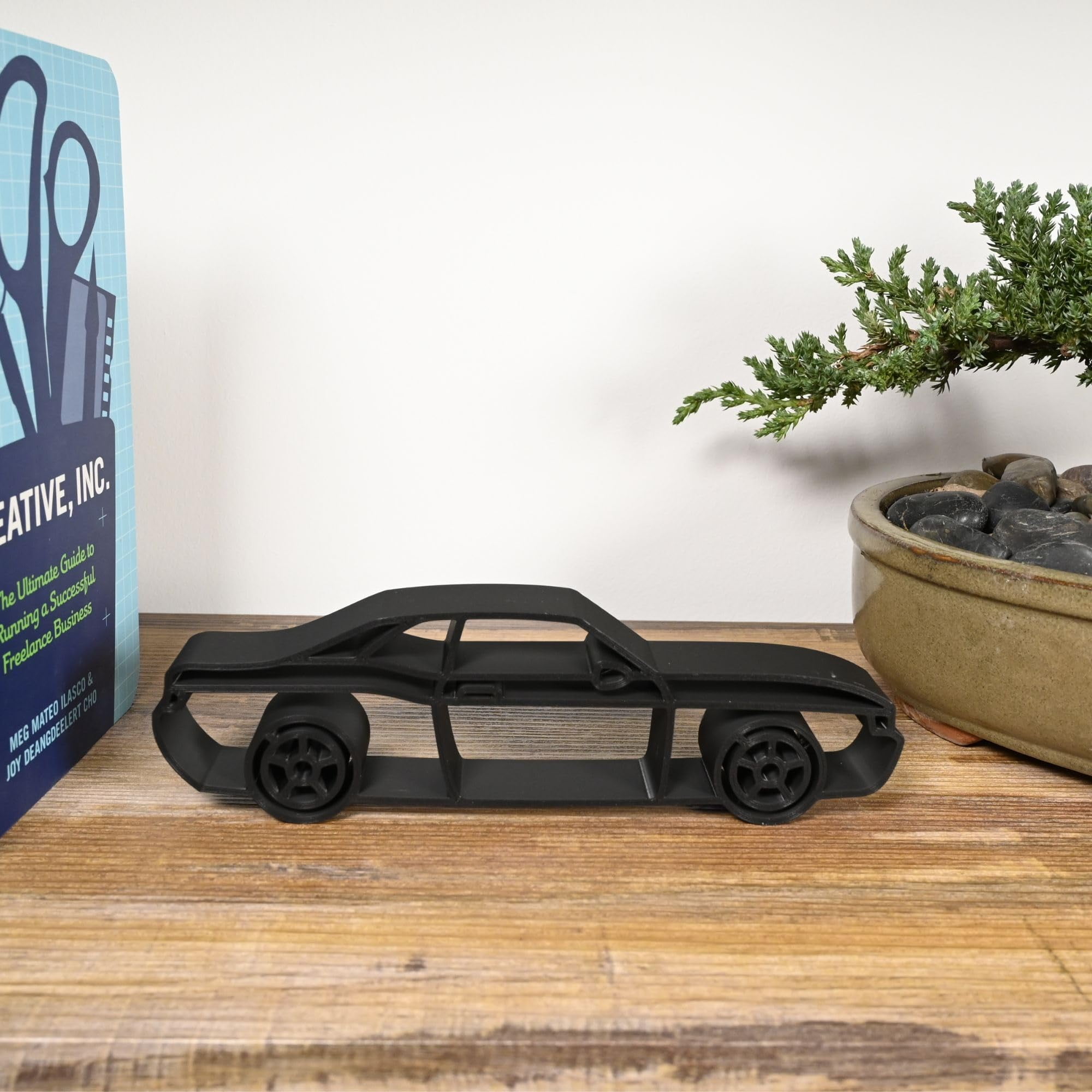 Dodge Challenger Sculpture – Muscle Car Figurine for Home Decor | Matte ...