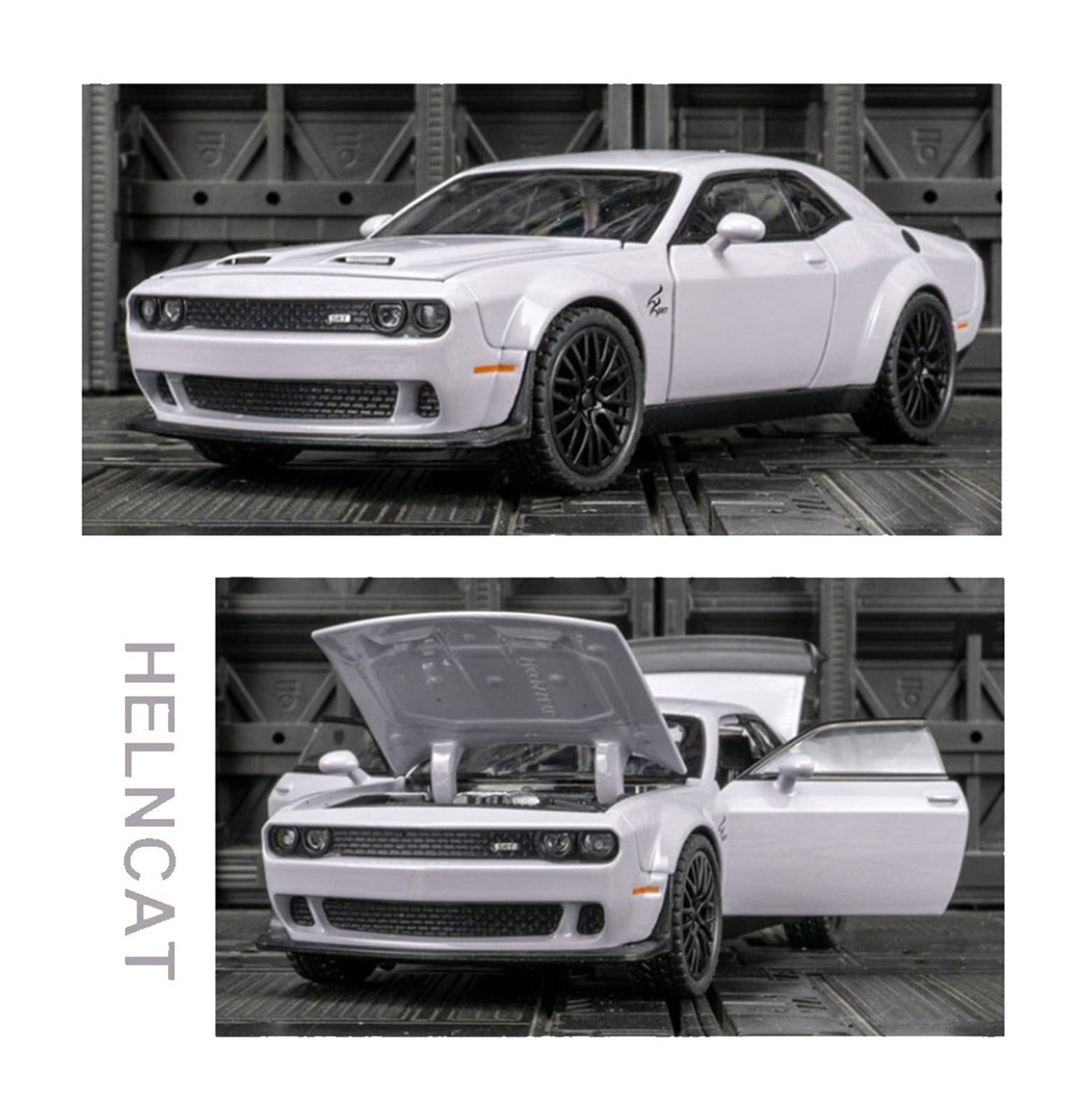 Dodge Challenger Srt Minicars Gift Collection With Ba - Walmart.com