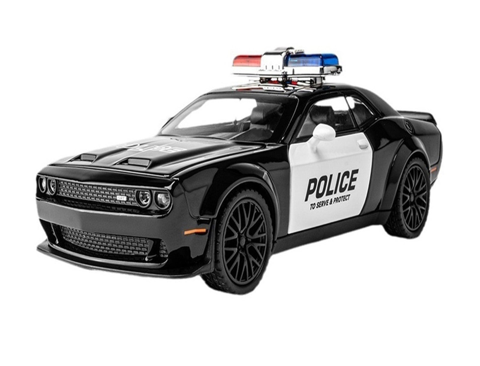 Dodge Challenger Srt Police Car Version With Display Base - Walmart.com