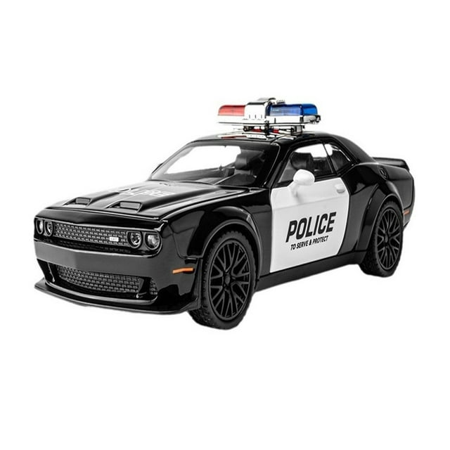 Dodge Challenger Srt Police Car Version With Display Base - Walmart.com